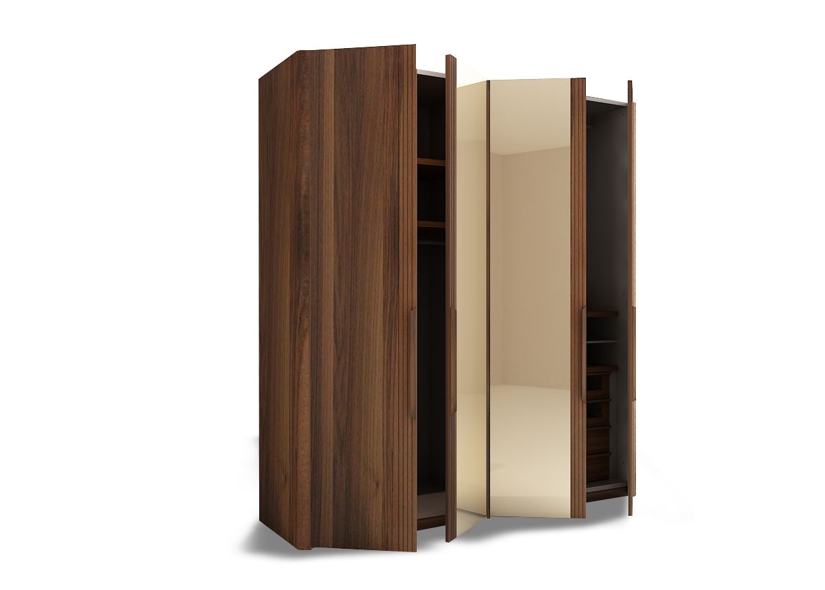 Round 4 Door Wardrobe |Modern Luxury Furniture Store in Paramus, NJ