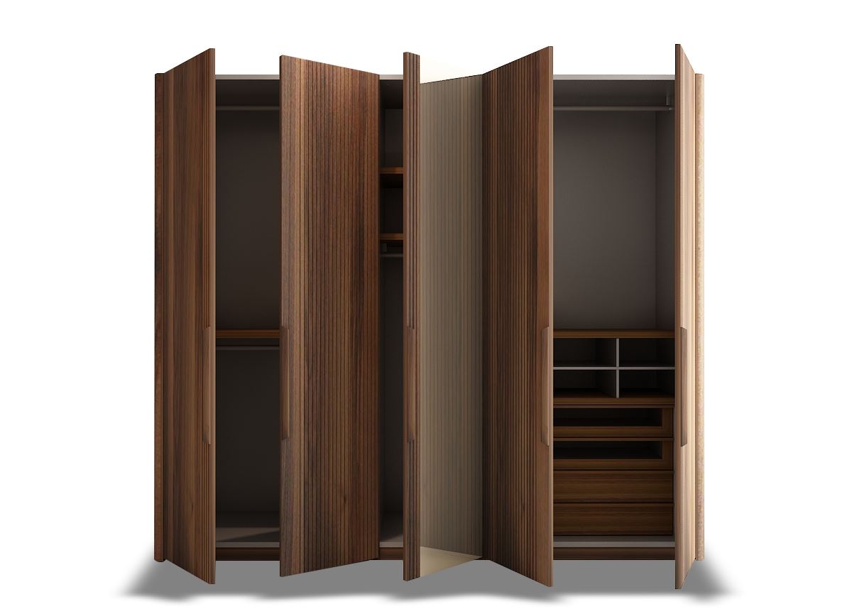 Round 5 Door Wardrobe |Modern Luxury Furniture Store in Paramus, NJ