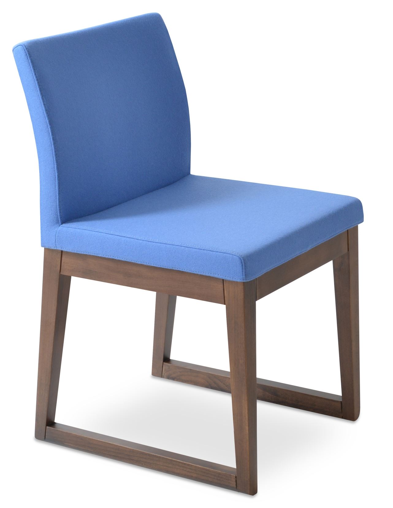 Aria Sled Wood Dining Chair |Modern Luxury Furniture Store in Paramus, NJ