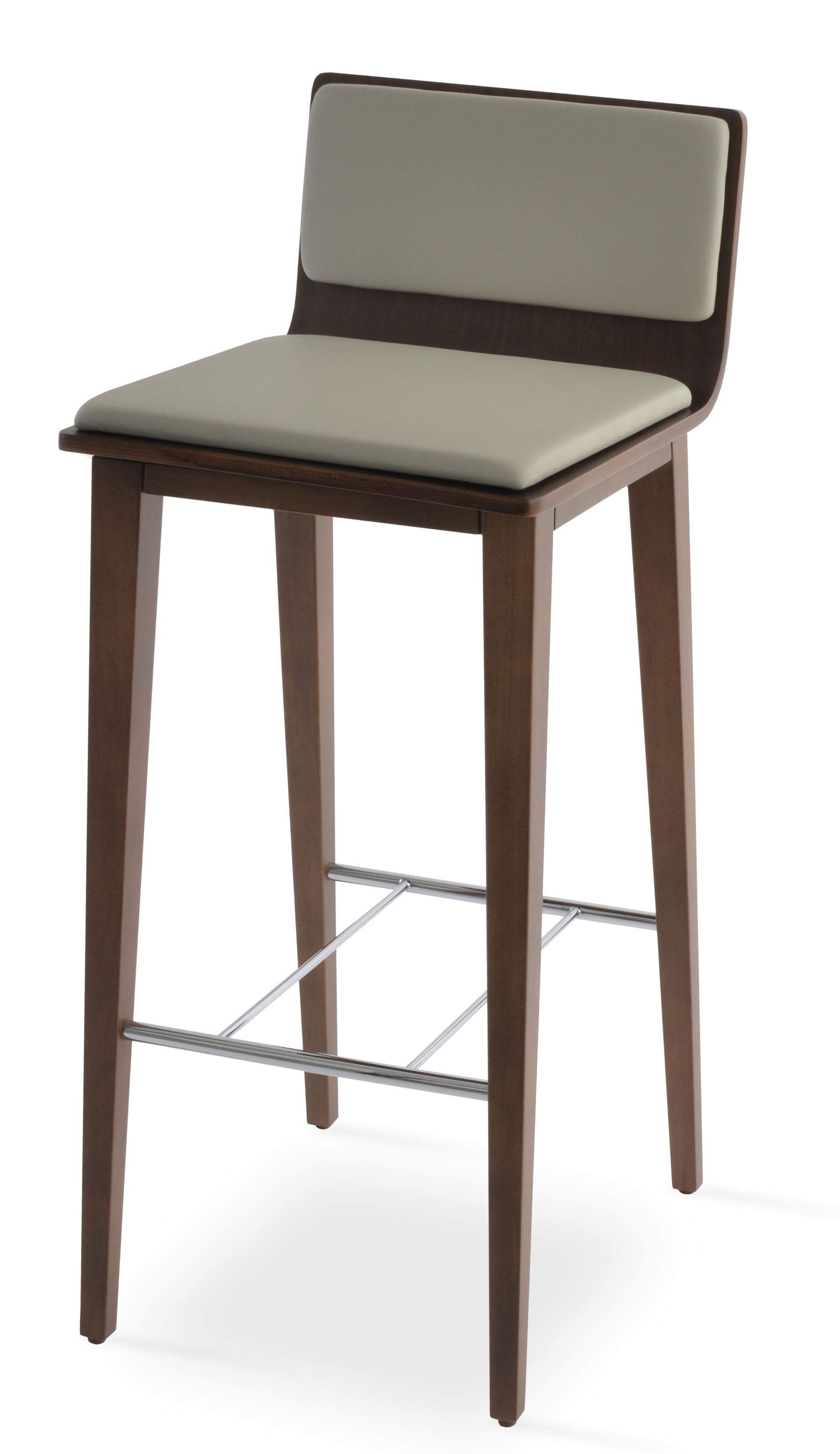 Corona Wood Bar Stool |Modern Luxury Furniture Store in Paramus, NJ