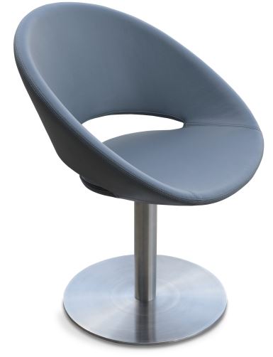 Crescent Round Swivel Dining Chair |Modern Luxury Furniture Store in ...