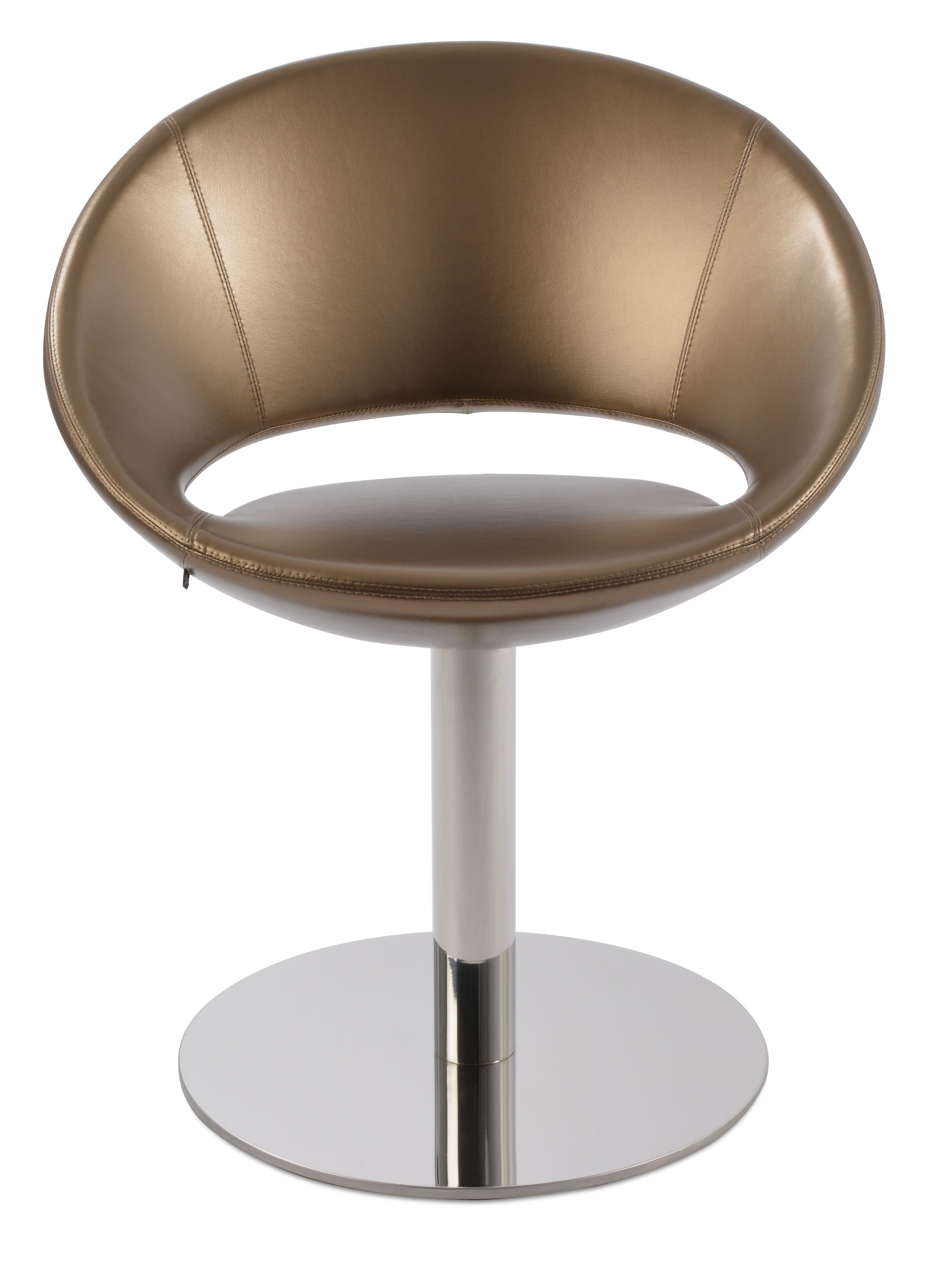 Crescent Round Swivel Dining Chair |Modern Luxury Furniture Store in ...