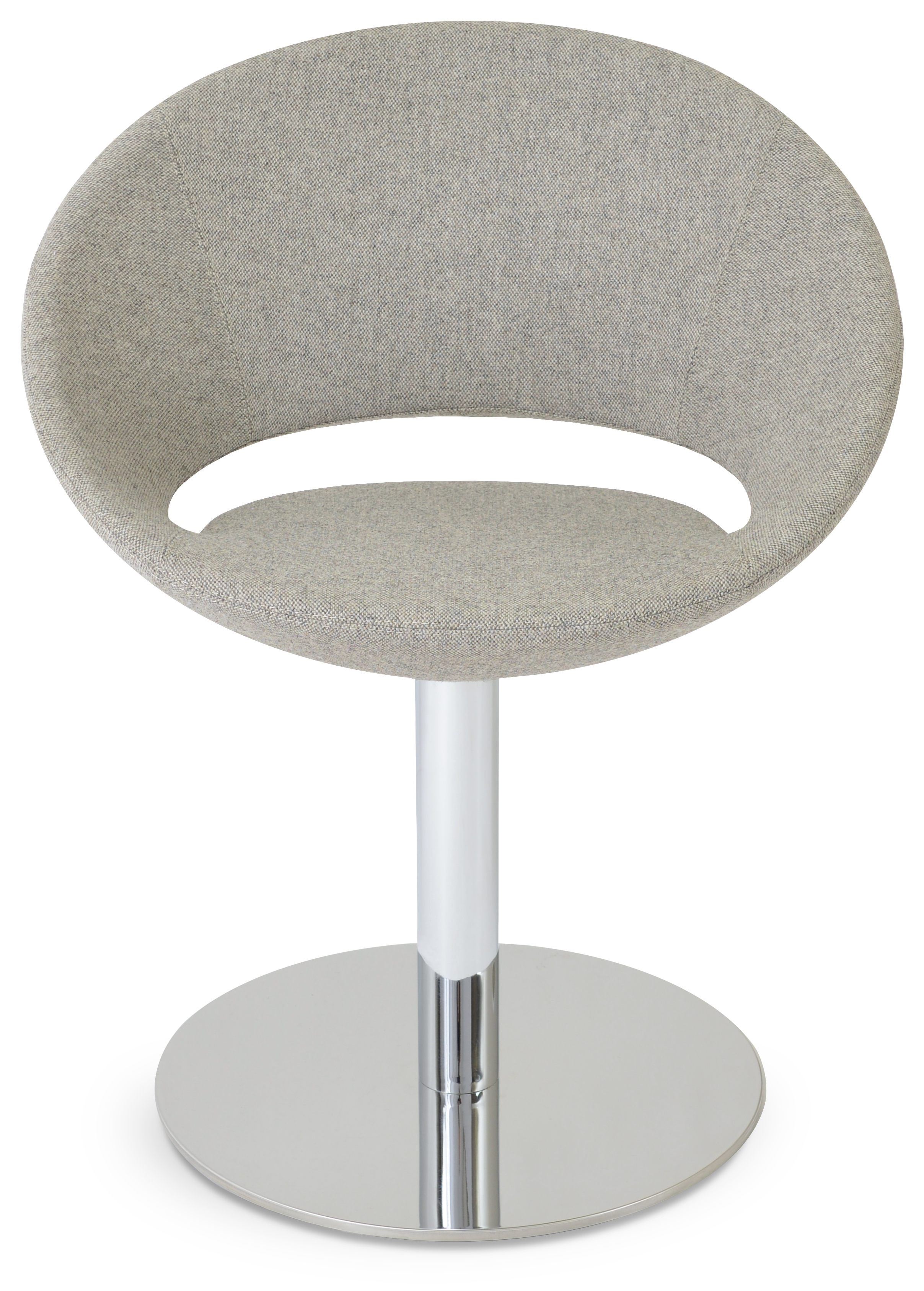Crescent Round Swivel Dining Chair |Modern Luxury Furniture Store in ...