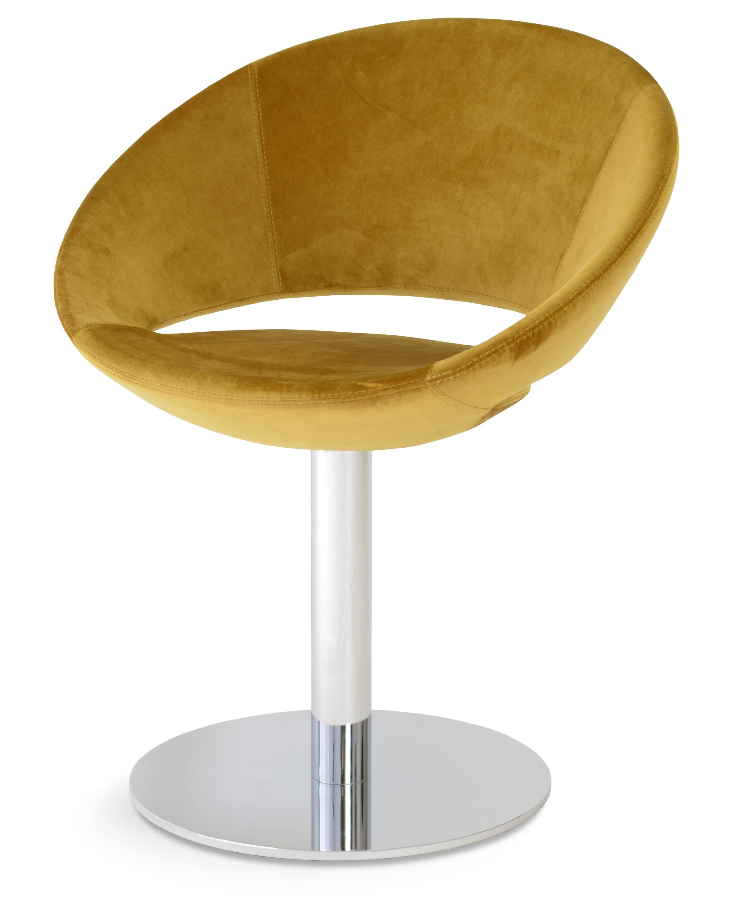 Crescent Round Swivel Dining Chair |Modern Luxury Furniture Store in ...