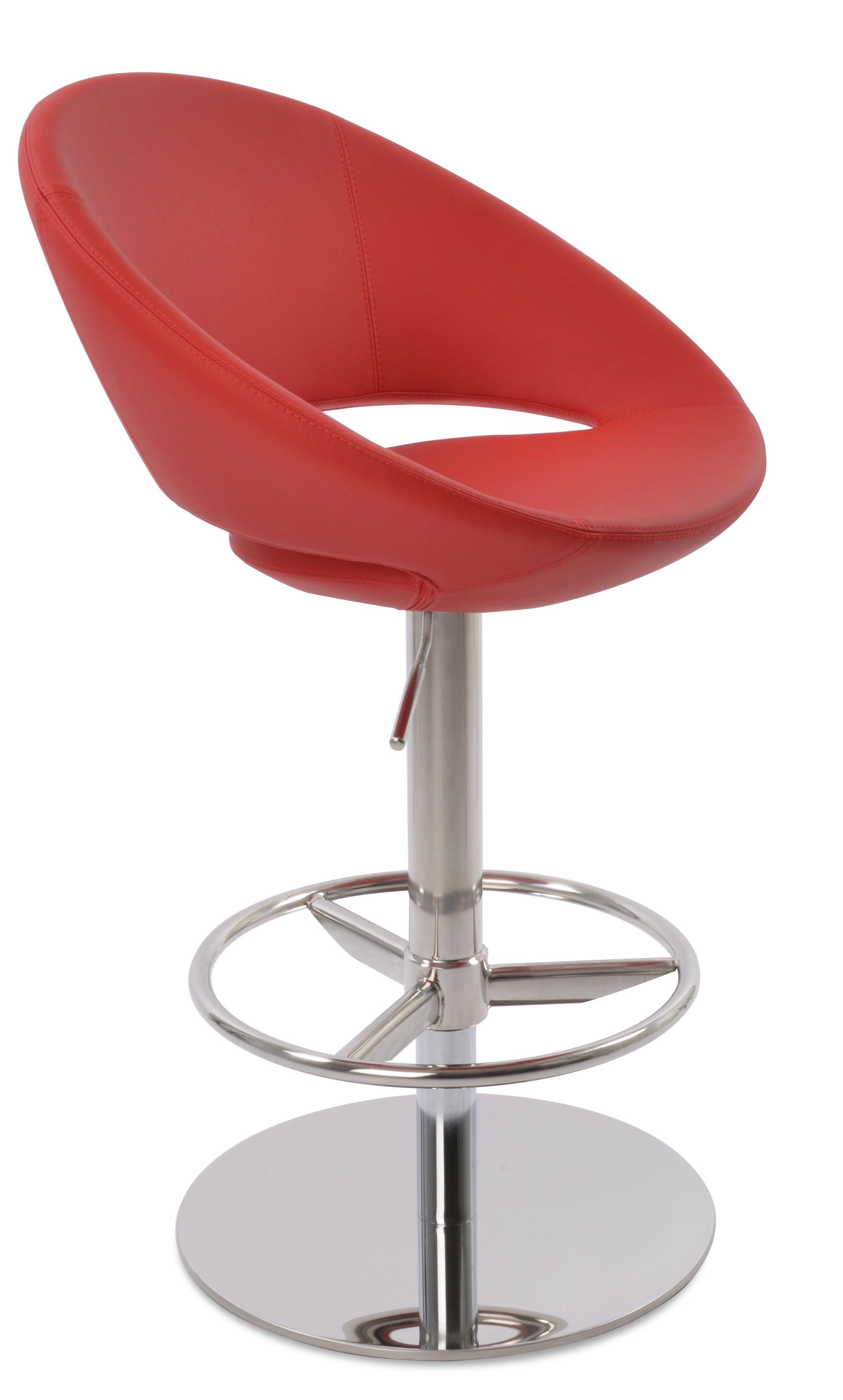 Crescent Piston Bar Stool |Modern Luxury Furniture Store in Paramus, NJ