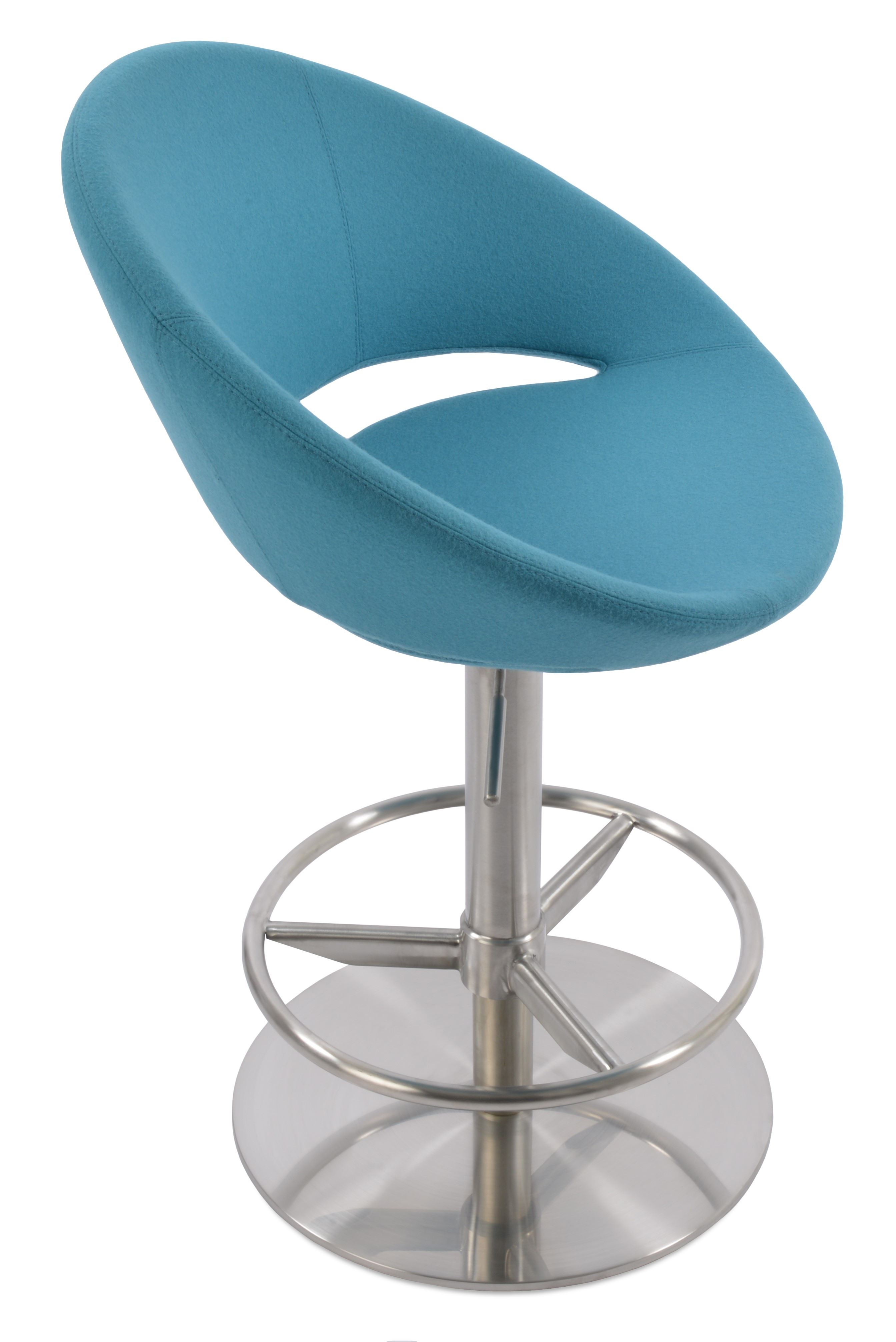 Crescent Piston Bar Stool |Modern Luxury Furniture Store in Paramus, NJ