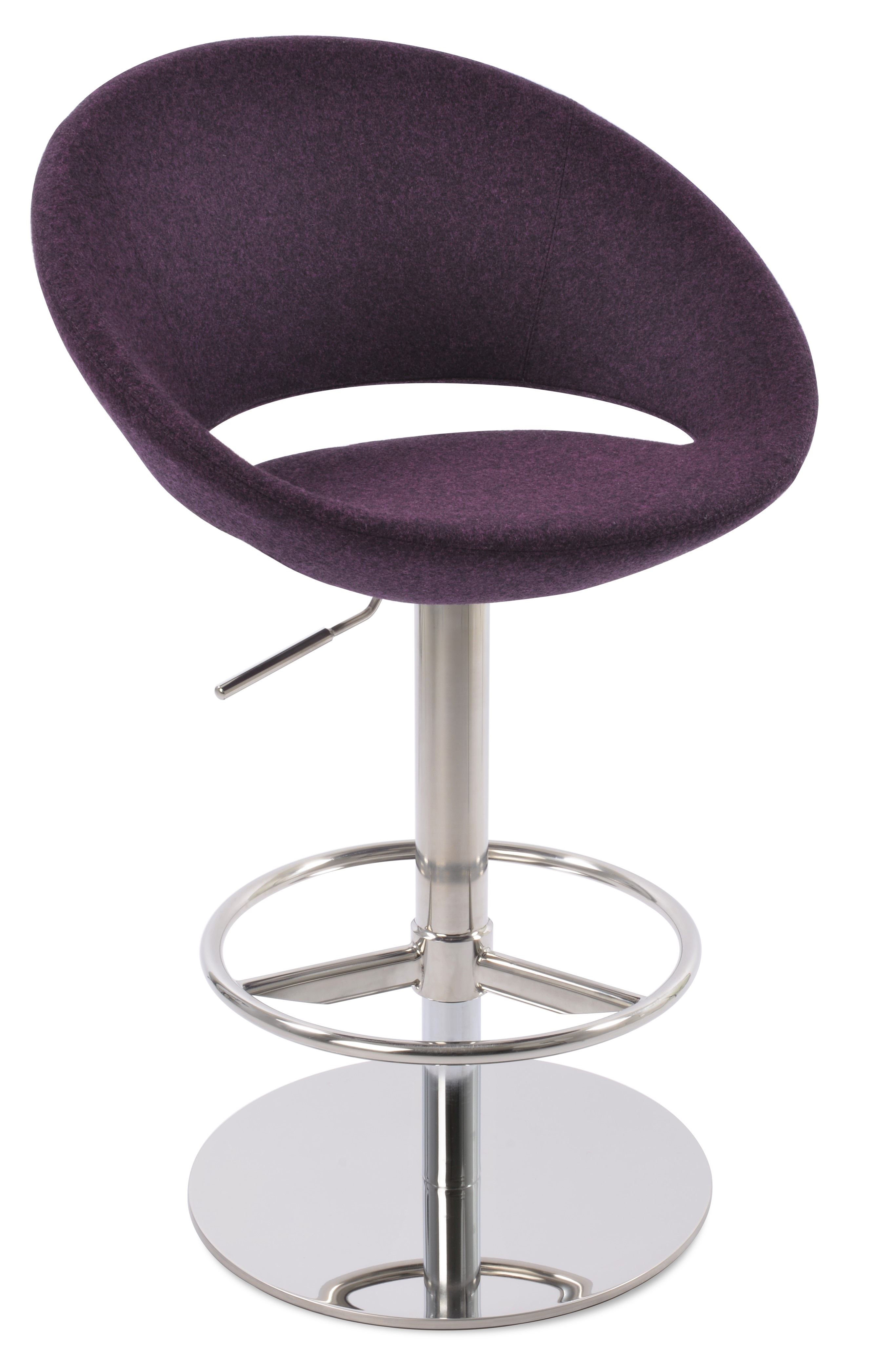 Crescent Piston Bar Stool |Modern Luxury Furniture Store in Paramus, NJ