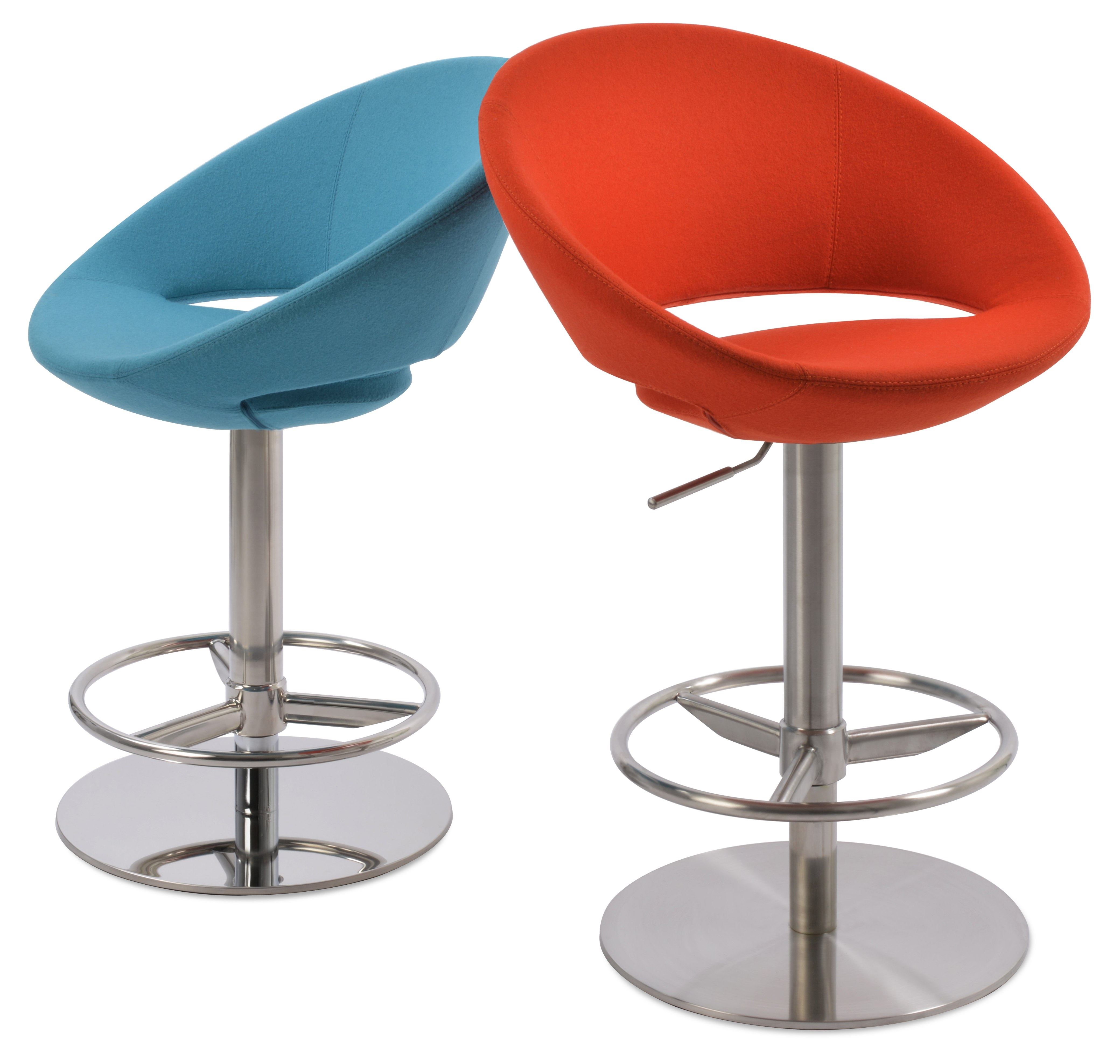 Crescent Piston Bar Stool |Modern Luxury Furniture Store in Paramus, NJ