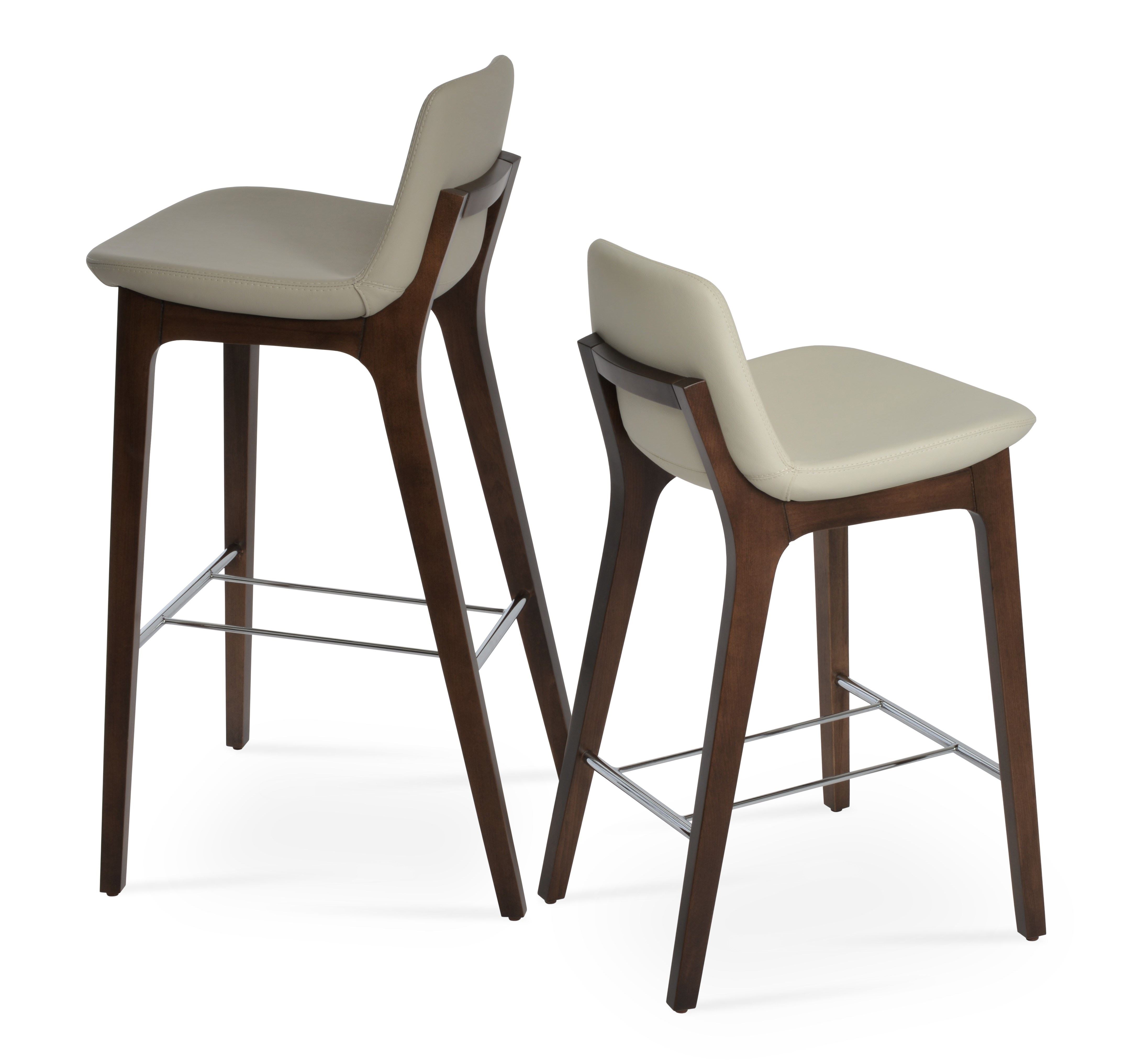 Pera HB Wood Bar Stool |Modern Luxury Furniture Store in Paramus, NJ