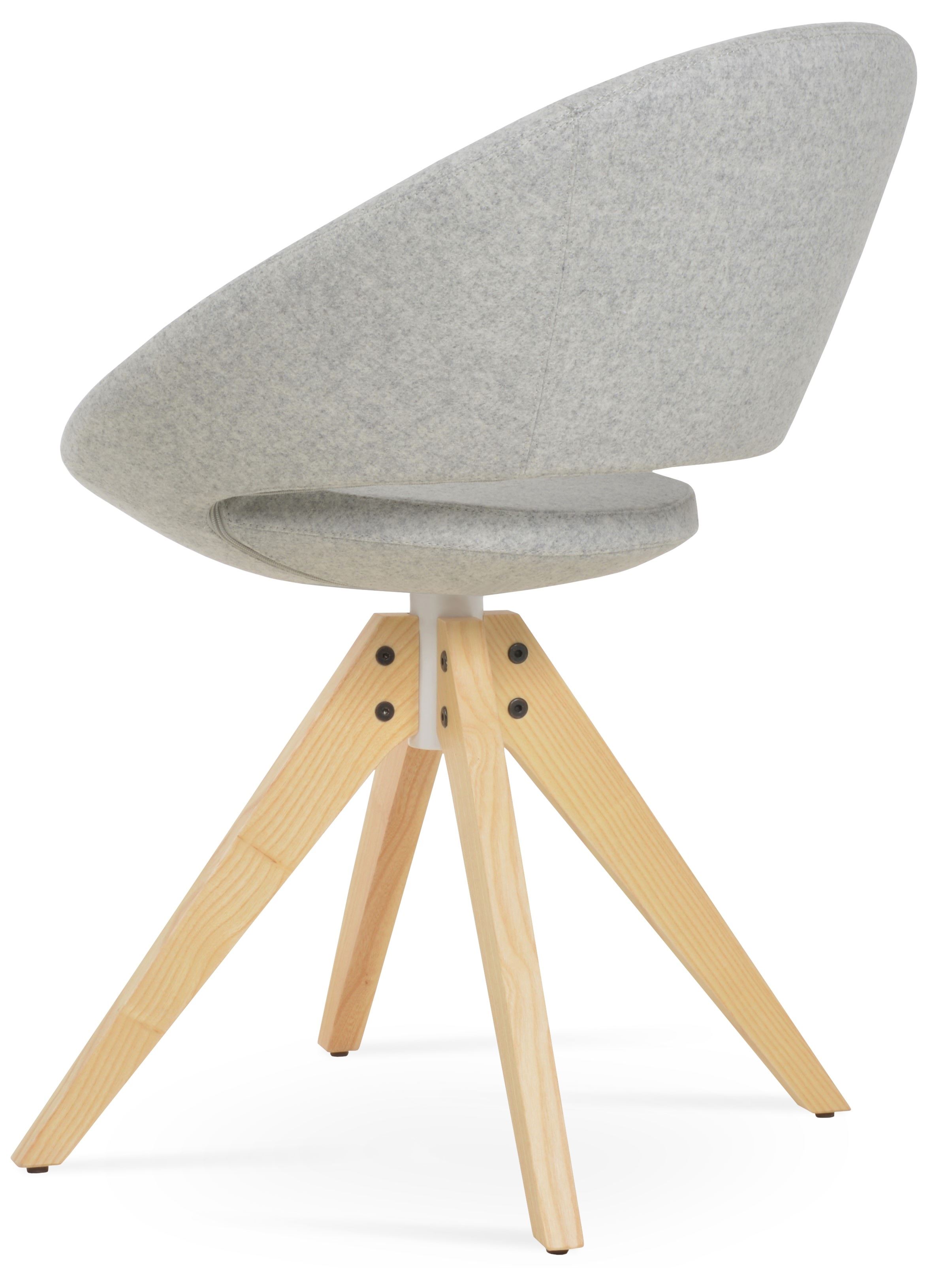 Crescent Pyramid Dining Chair |Modern Luxury Furniture Store in Paramus, NJ