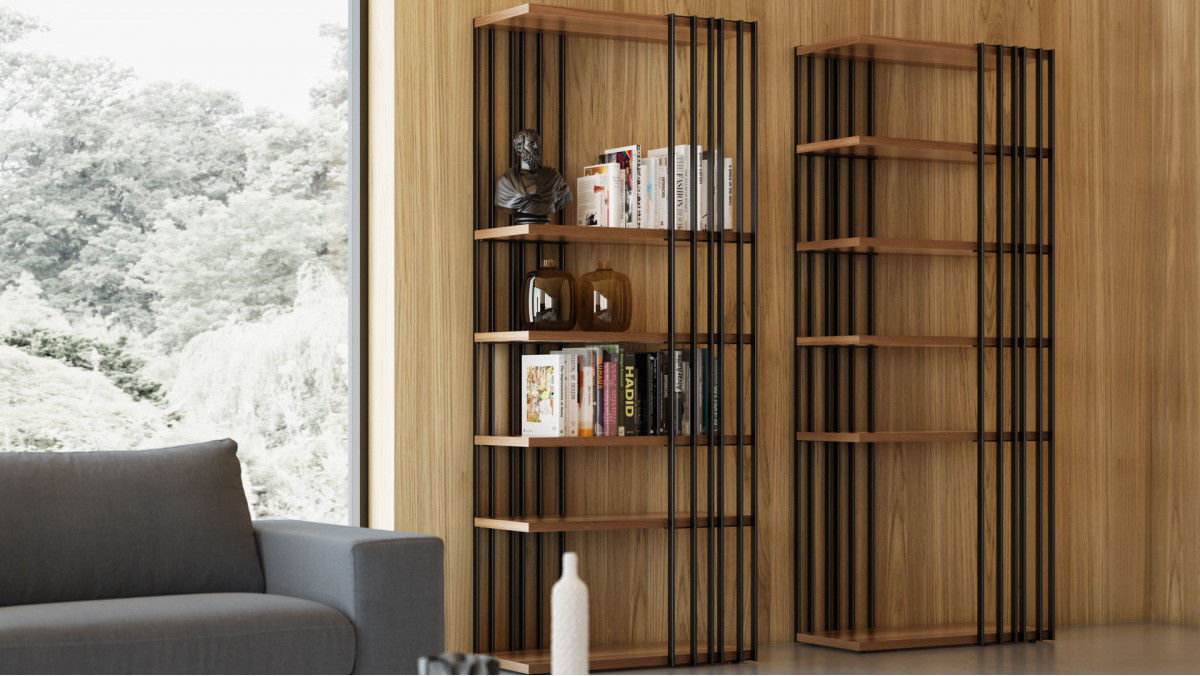 Cross Bookcase |Modern Luxury Furniture Store in Paramus, NJ