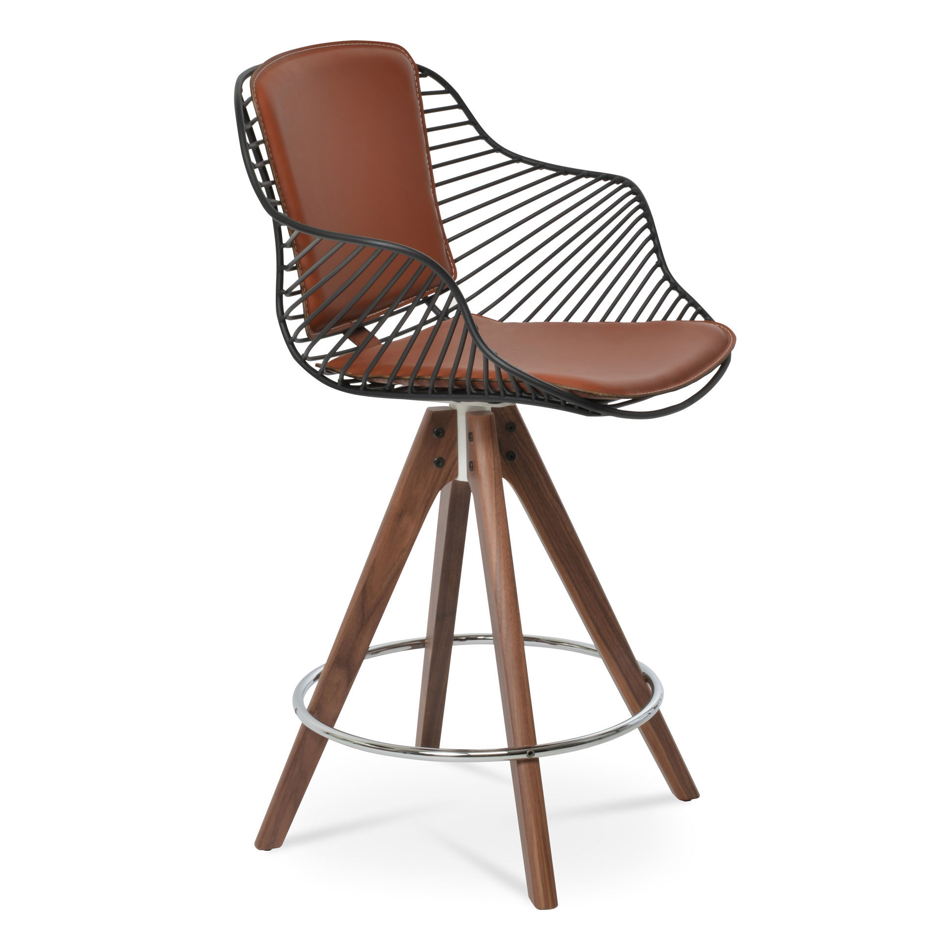 Zebra Pyramid Bar Stool |Modern Luxury Furniture Store in Paramus, NJ