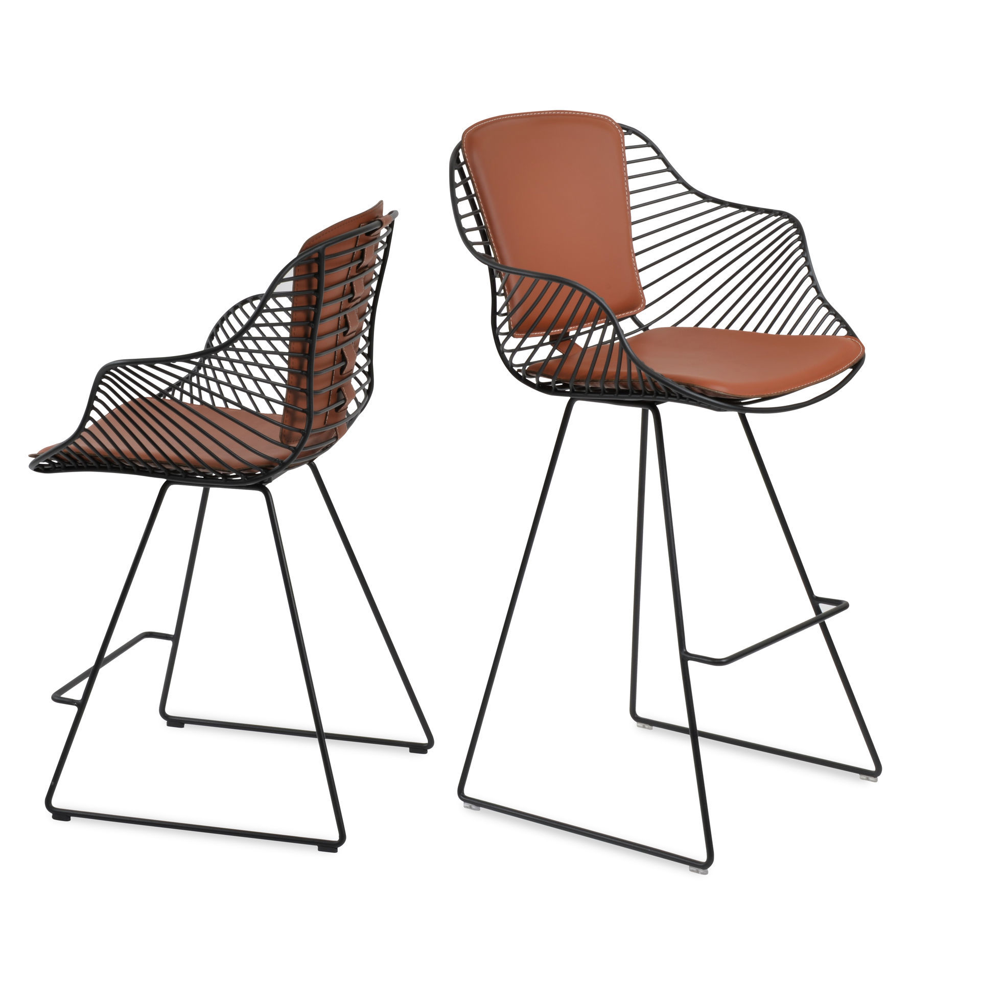 Zebra Wire Bar Stool |Modern Luxury Furniture Store in Paramus, NJ