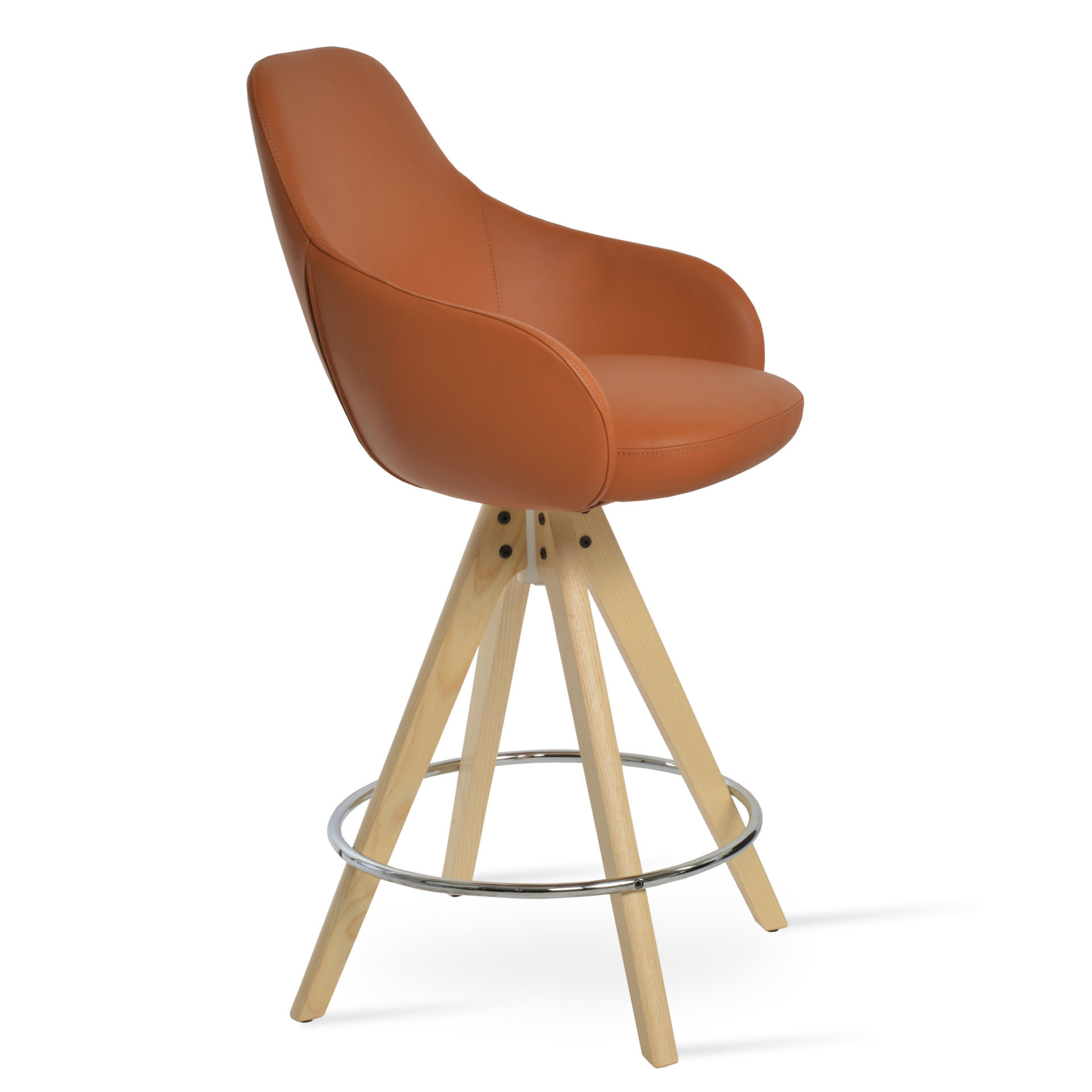 Gazel Arm Pyramid Bar Stool |Modern Luxury Furniture Store in Paramus, NJ