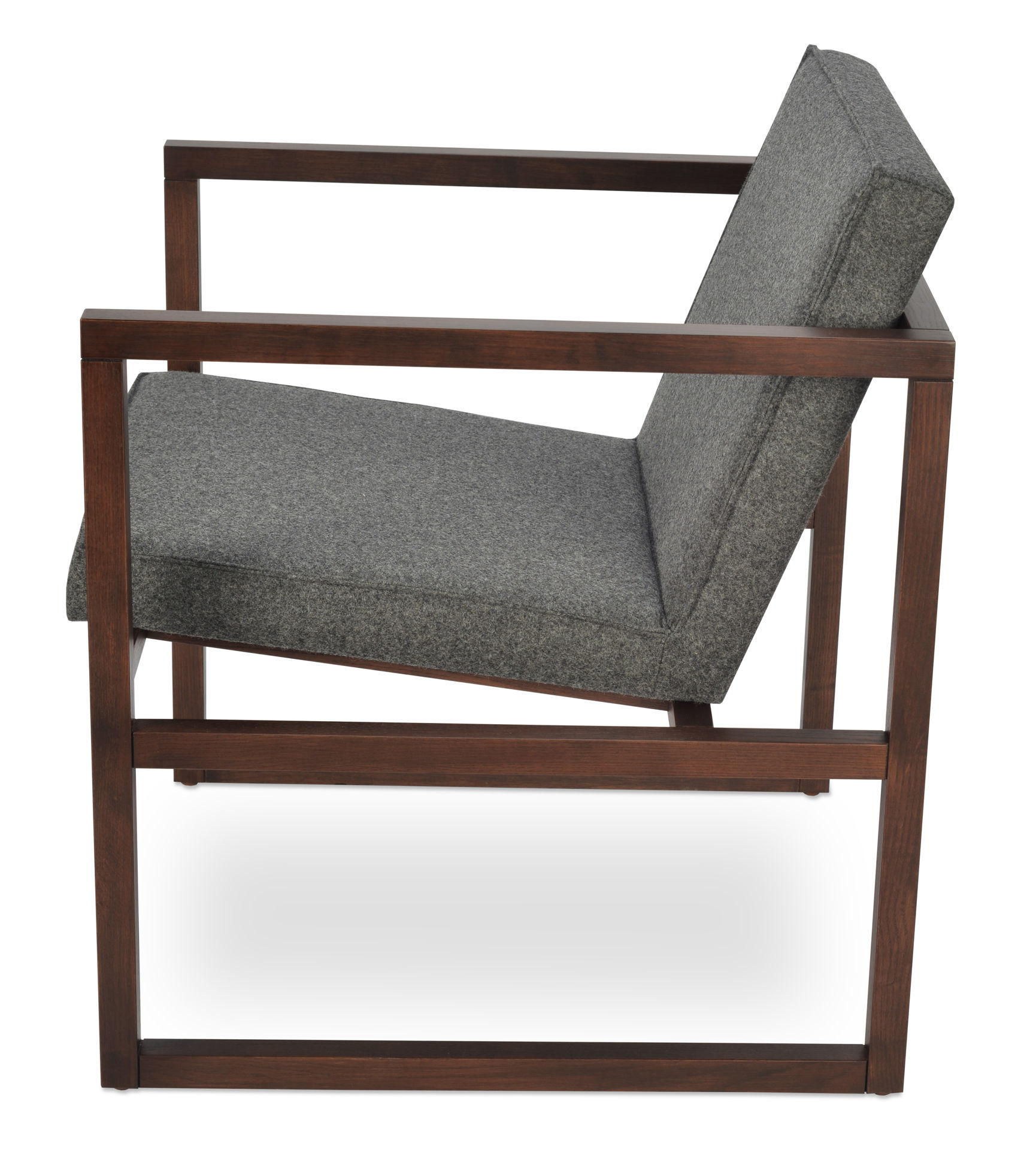 Cube Wood Lounge Chair |Modern Luxury Furniture Store in Paramus, NJ