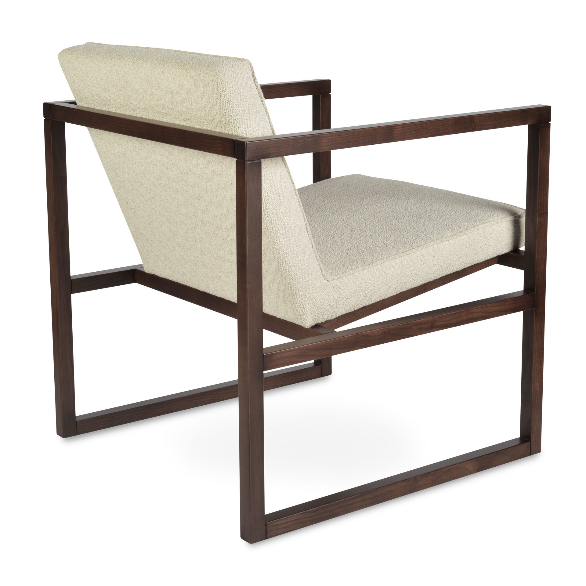 Cube Wood Lounge Chair |Modern Luxury Furniture Store in Paramus, NJ