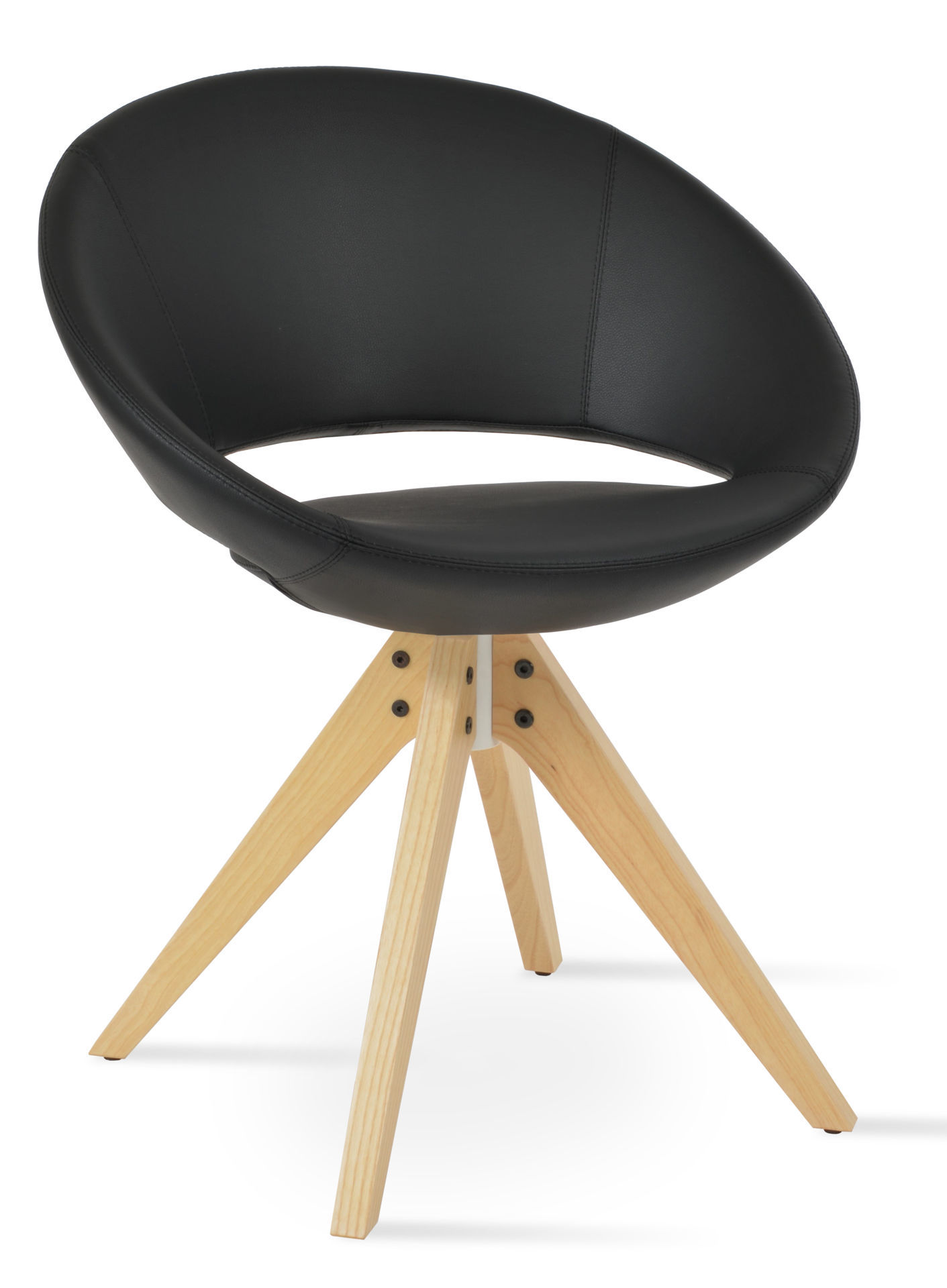 Crescent Pyramid Dining Chair |Modern Luxury Furniture Store in Paramus, NJ