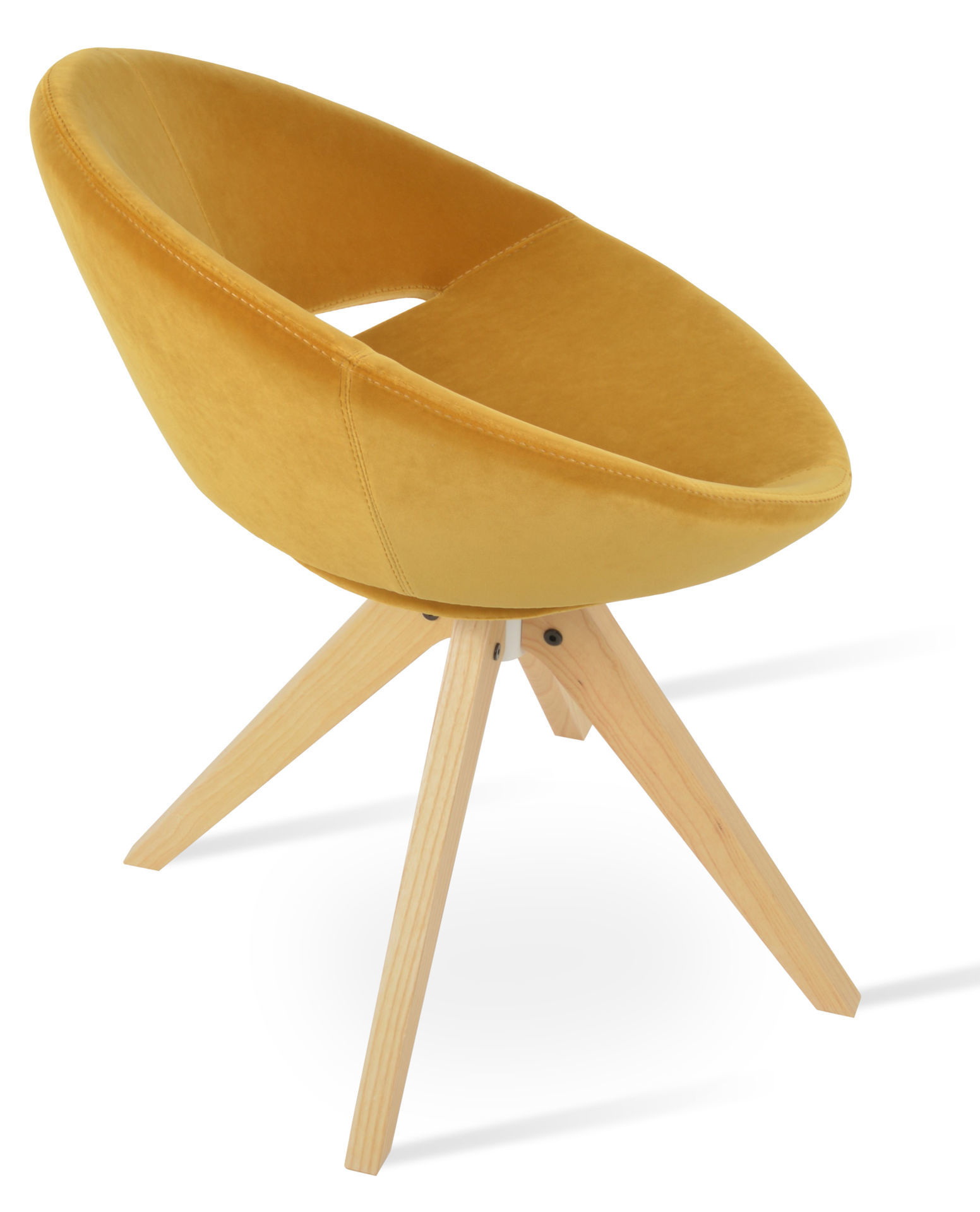 Crescent Pyramid Dining Chair |Modern Luxury Furniture Store in Paramus, NJ