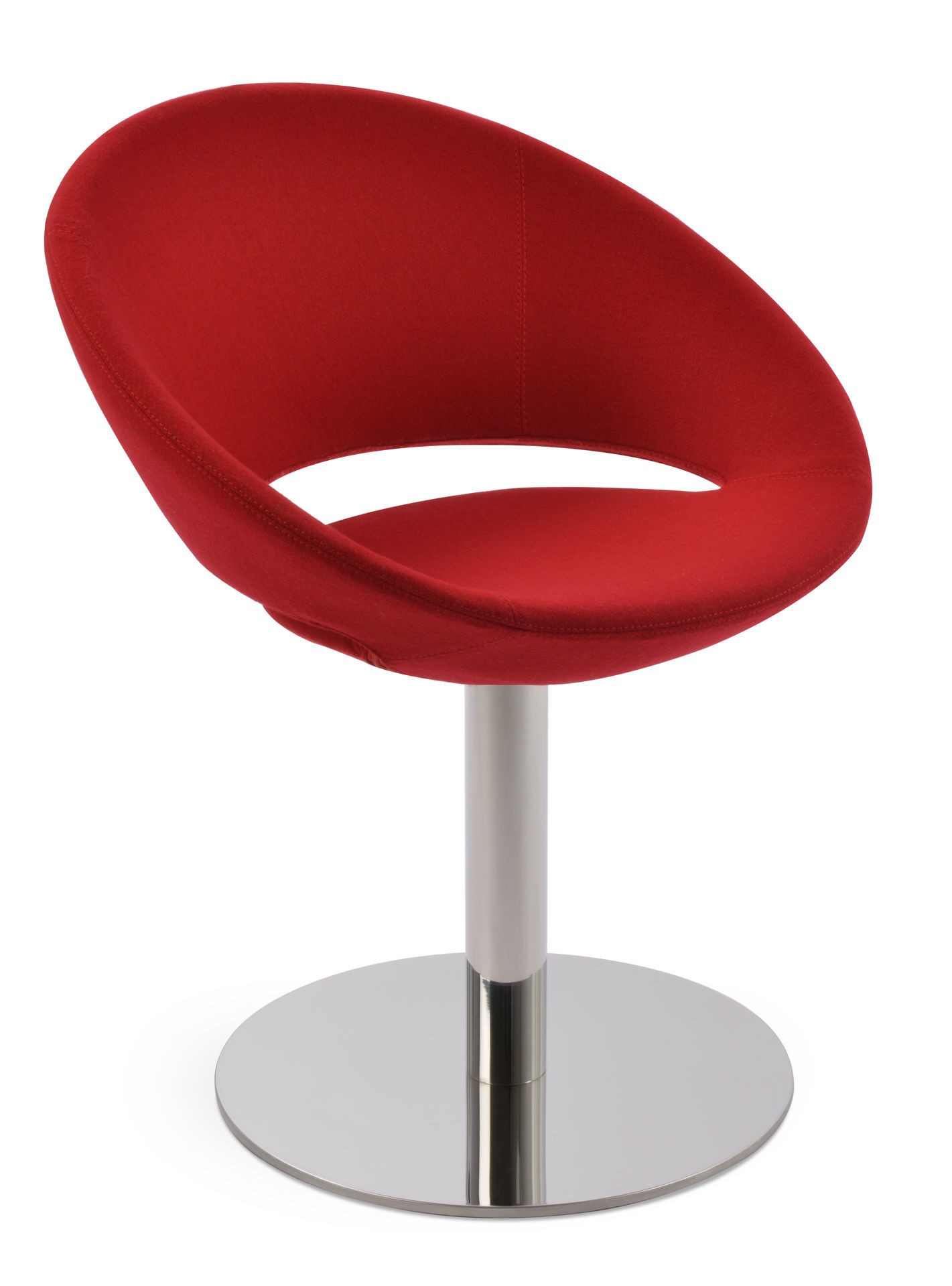 Crescent Round Swivel Dining Chair |Modern Luxury Furniture Store in ...