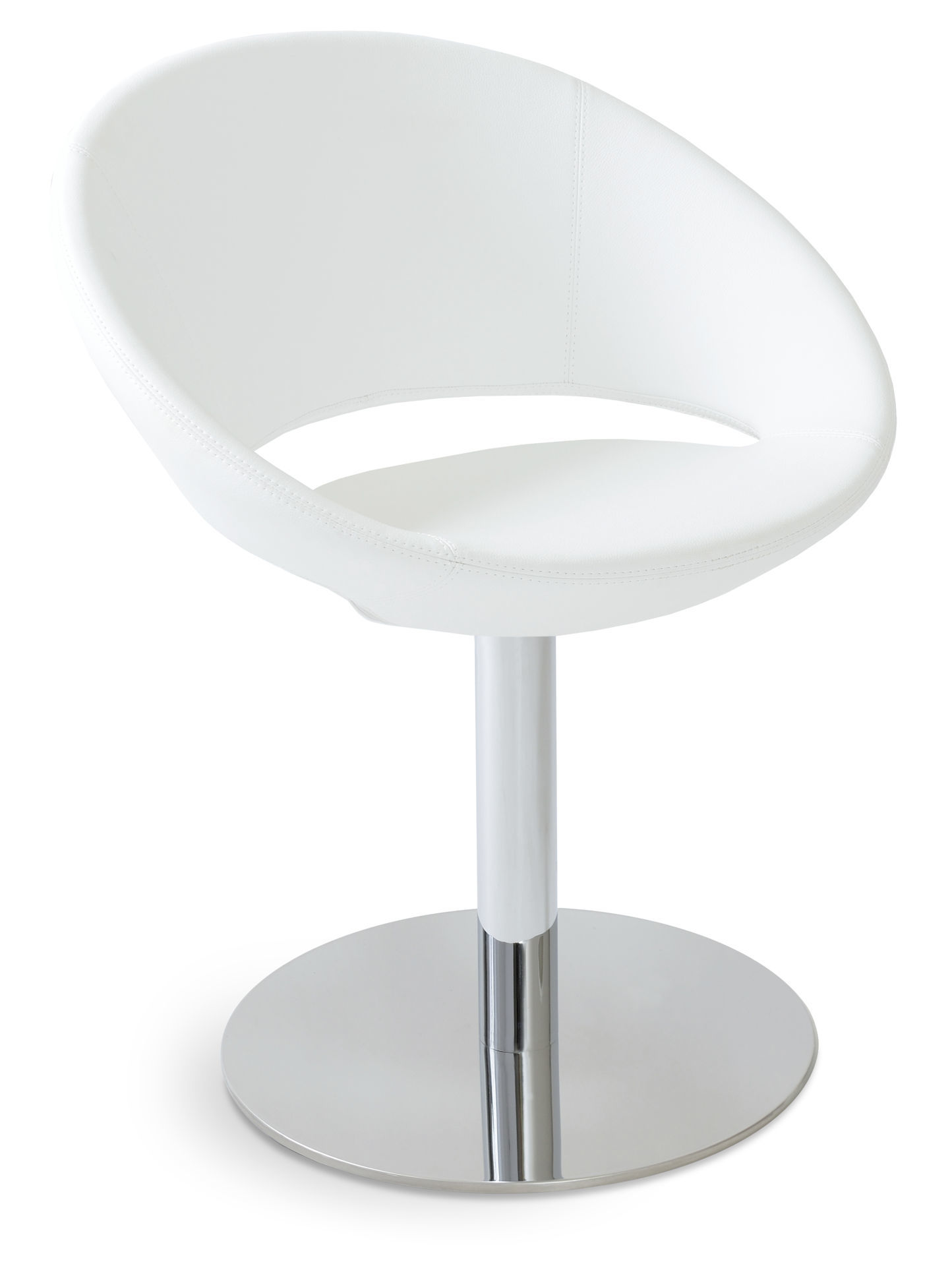 Crescent Round Swivel Dining Chair |Modern Luxury Furniture Store in ...