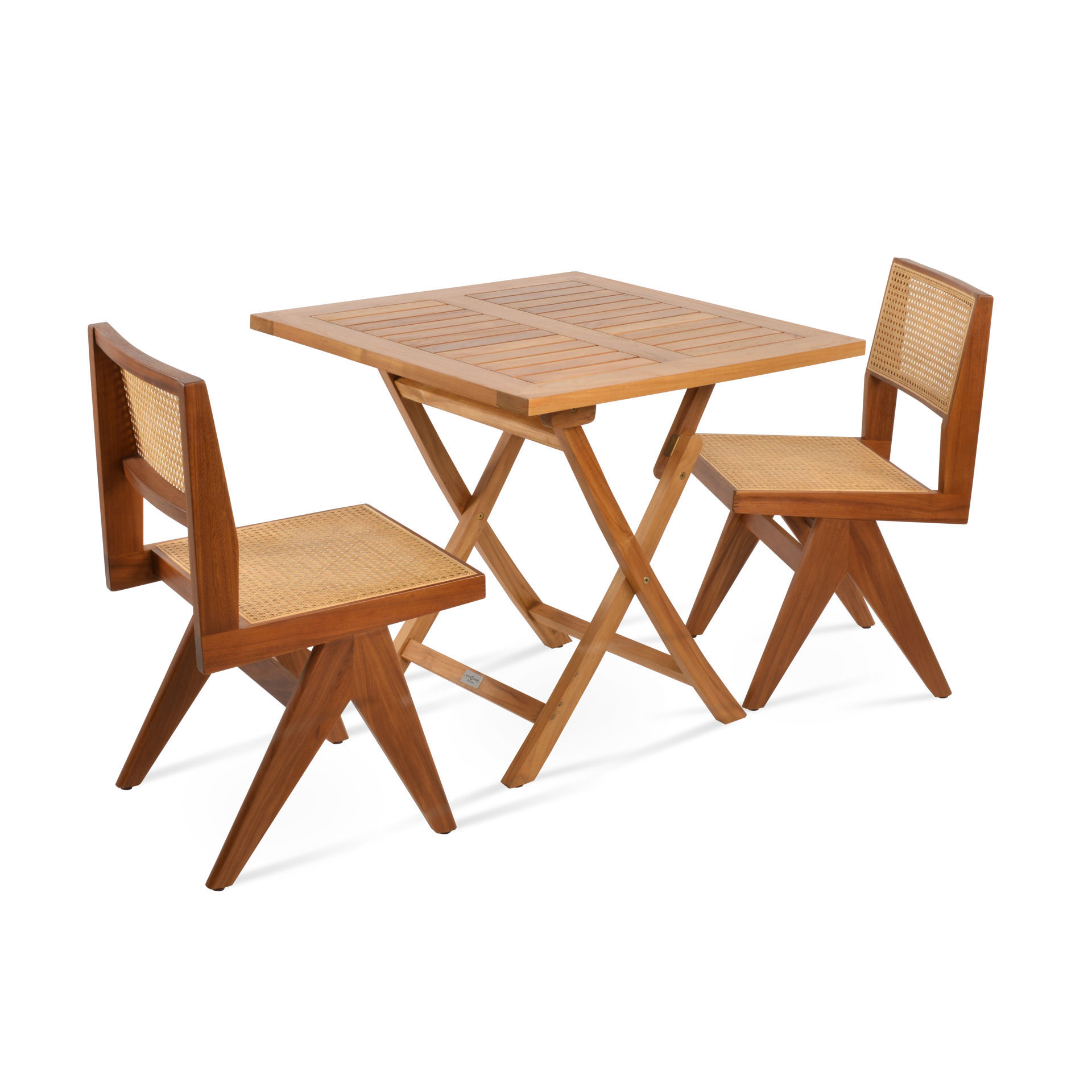 Pamela Teak Folding Square Dining Table |Modern Luxury Furniture Store ...
