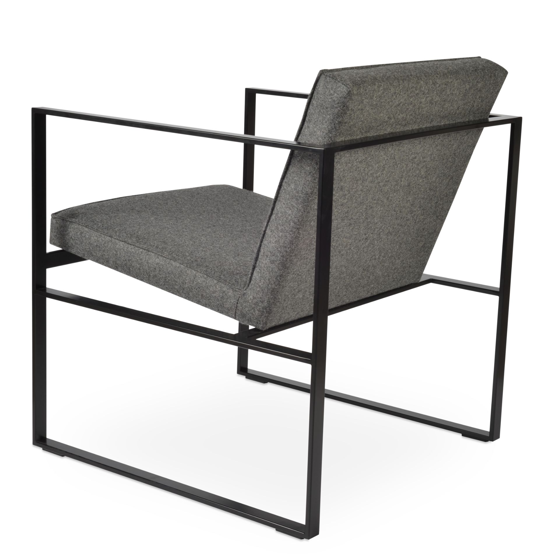 Cube Metal Lounge Chair |Modern Luxury Furniture Store in Paramus, NJ
