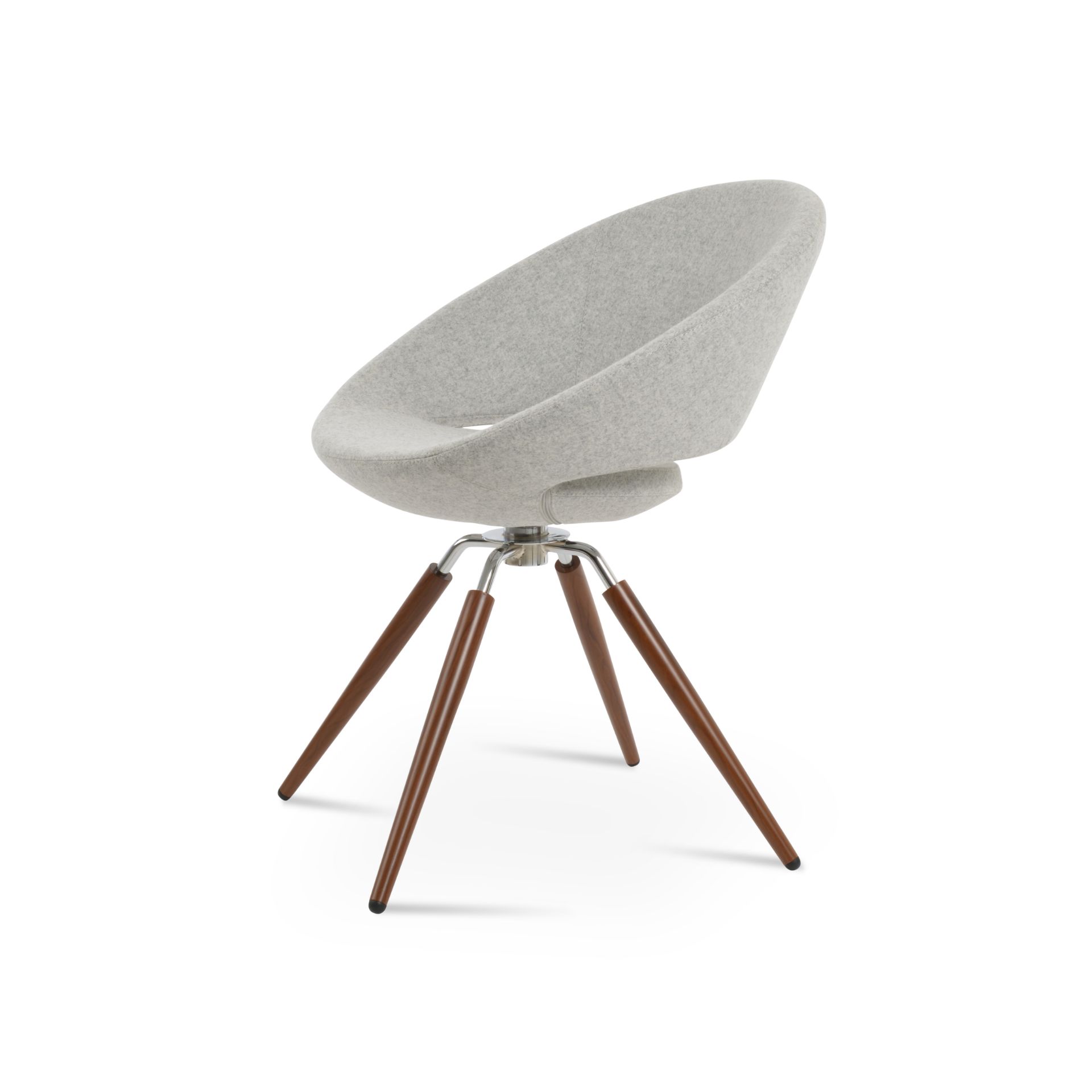 Crescent Carrot Swivel Dining Chair |Modern Luxury Furniture Store in ...