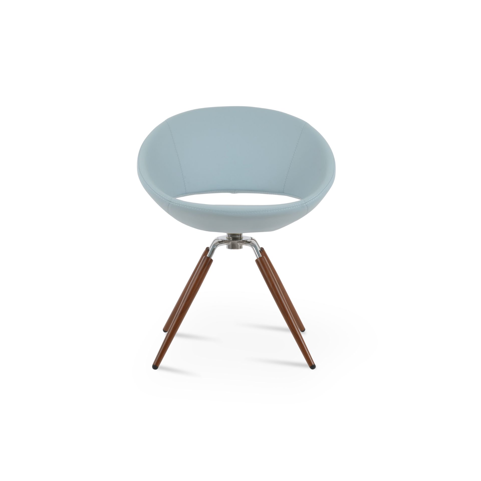 Crescent Carrot Swivel Dining Chair |Modern Luxury Furniture Store in ...