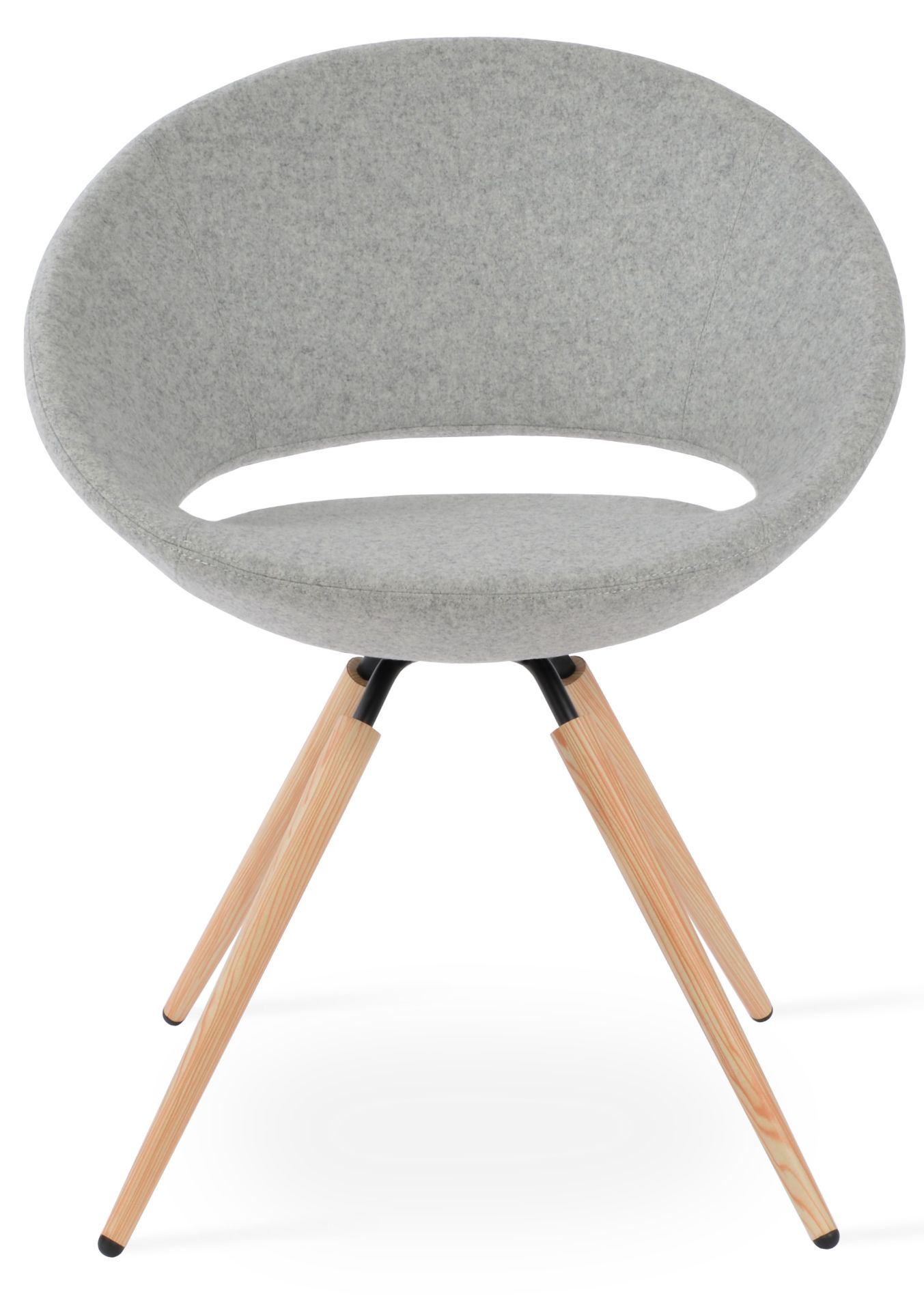 Crescent Carrot Swivel Dining Chair |Modern Luxury Furniture Store in ...