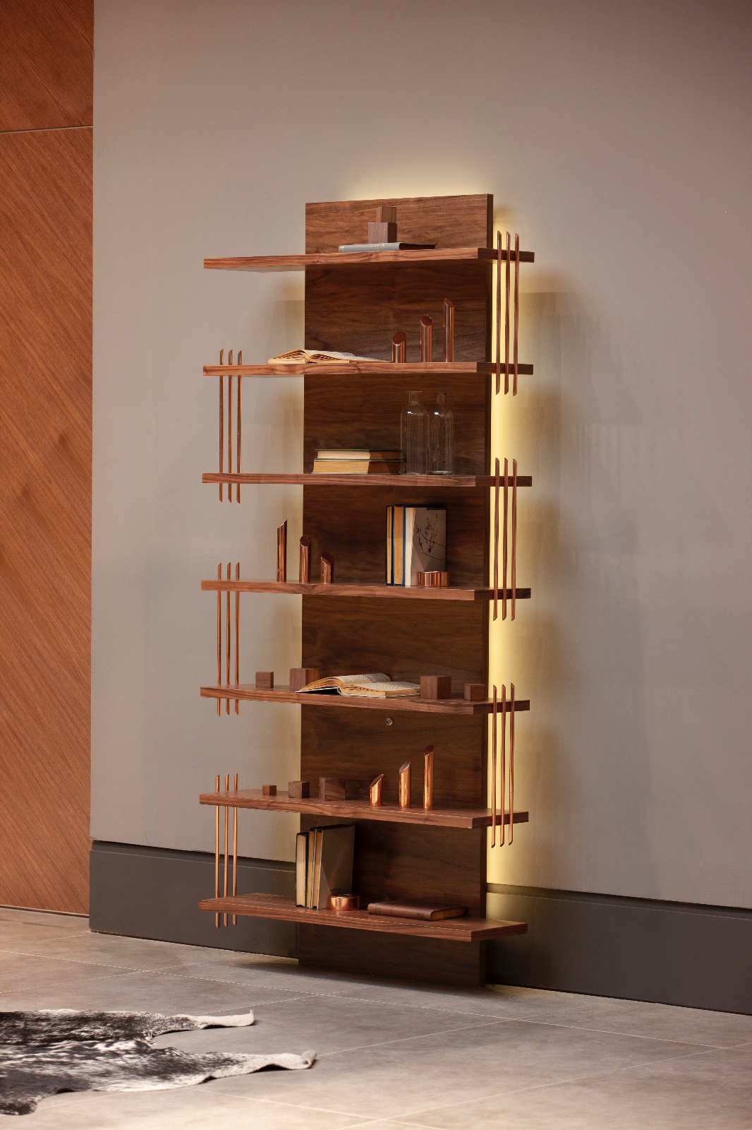 Lima LED Bookshelf |Modern Luxury Furniture Store in Paramus, NJ