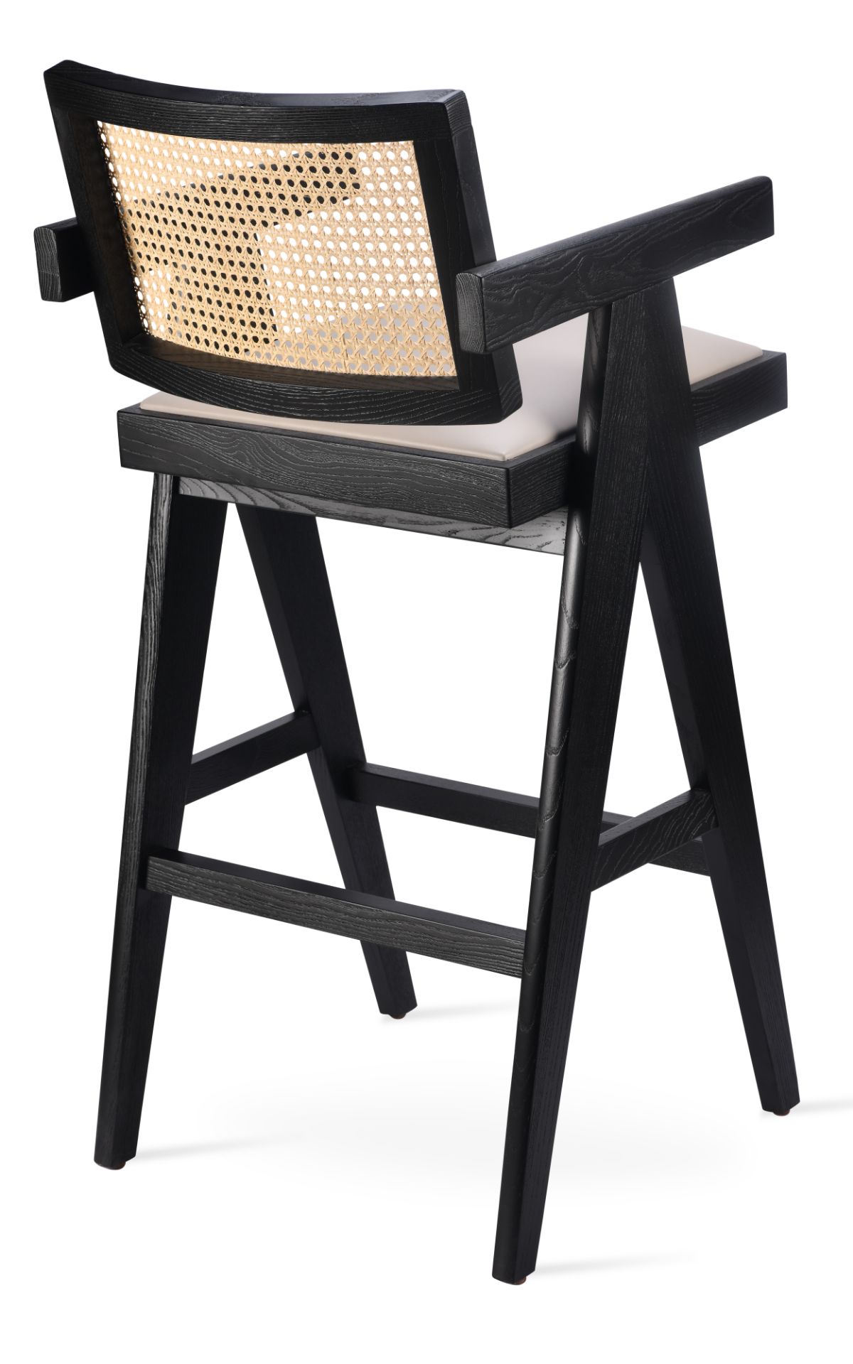 Pierre J Stools Half Wicker |Modern Luxury Furniture Store in Paramus, NJ