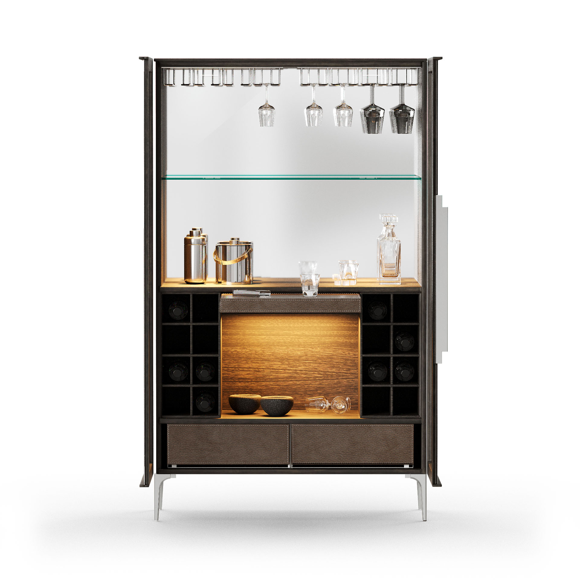 Baron Bar Cabinet |Modern Luxury Furniture Store in Paramus, NJ
