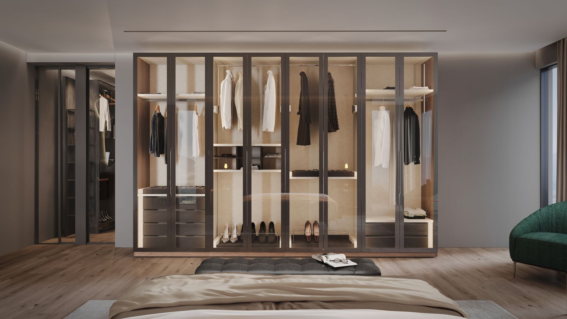 Persona LED Wardrobe System |Modern Luxury Furniture Store in Paramus, NJ