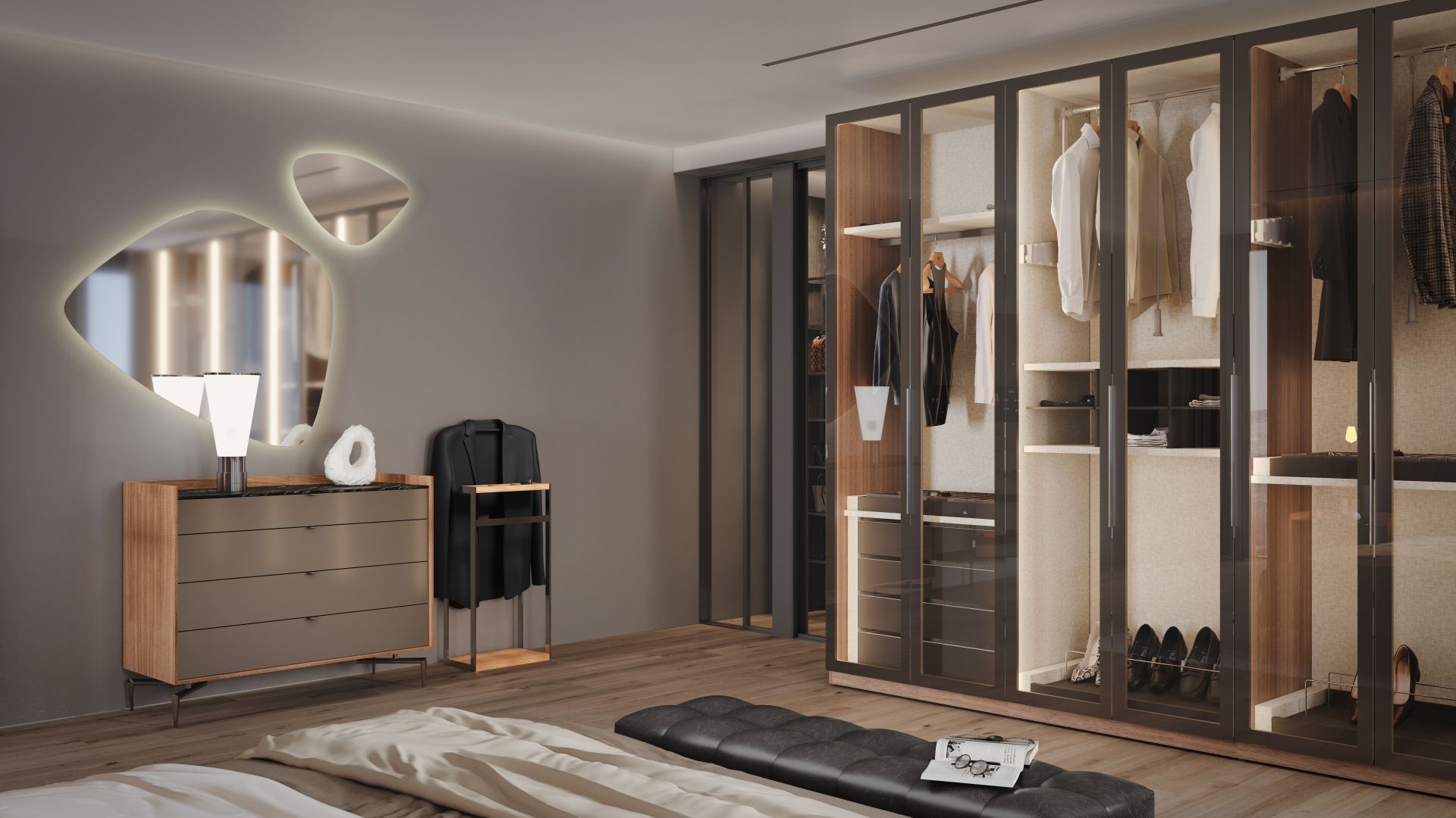 Persona LED Wardrobe System |Modern Luxury Furniture Store in Paramus, NJ