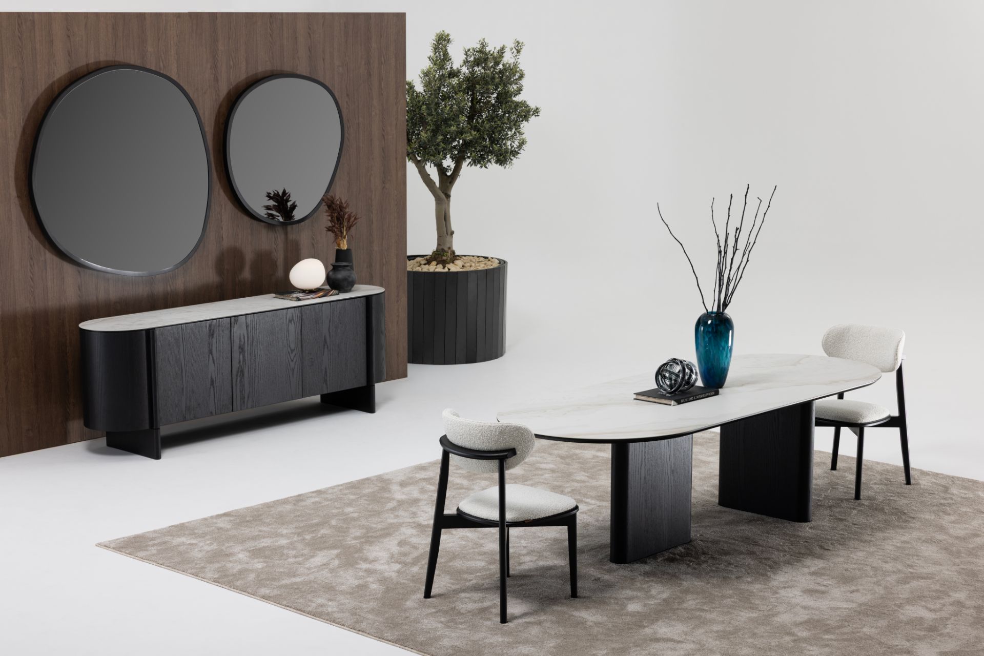 Milo Ceramic Dining Table |Modern Luxury Furniture Store in Paramus, NJ