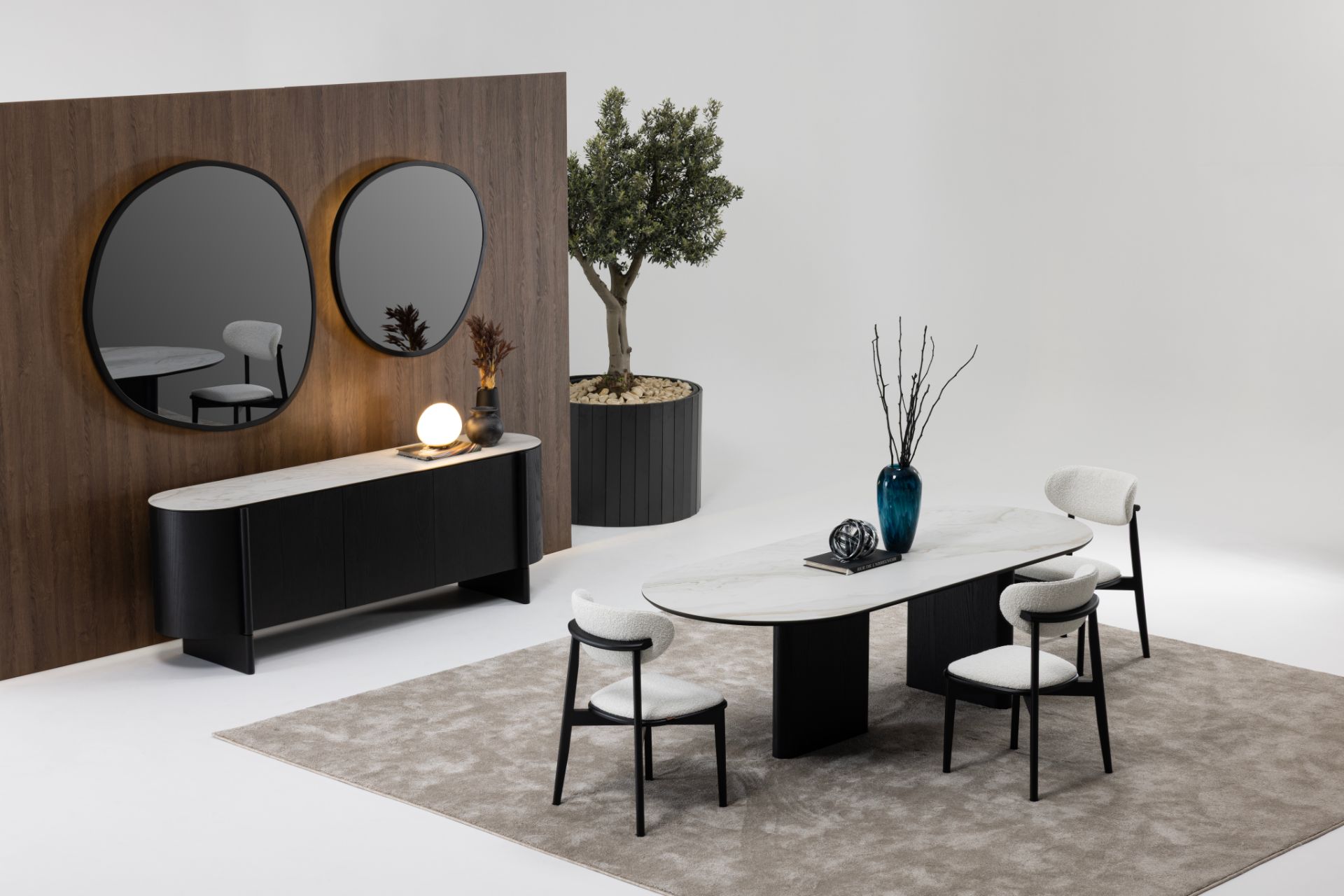 Milo Ceramic Dining Table |Modern Luxury Furniture Store in Paramus, NJ