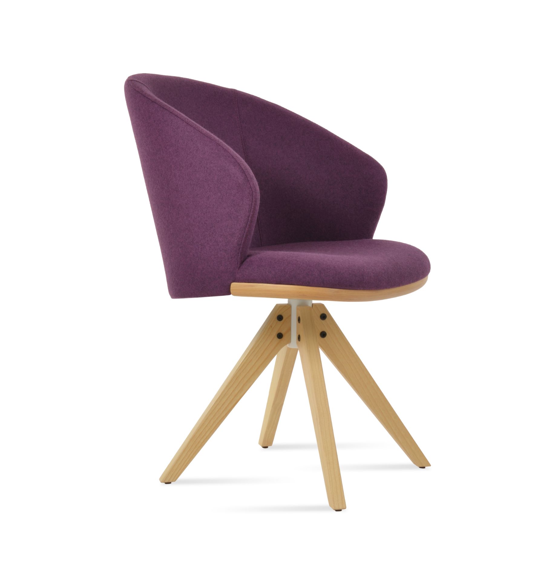 Athena Pyramid Swivel Chair |Modern Luxury Furniture Store in Paramus, NJ