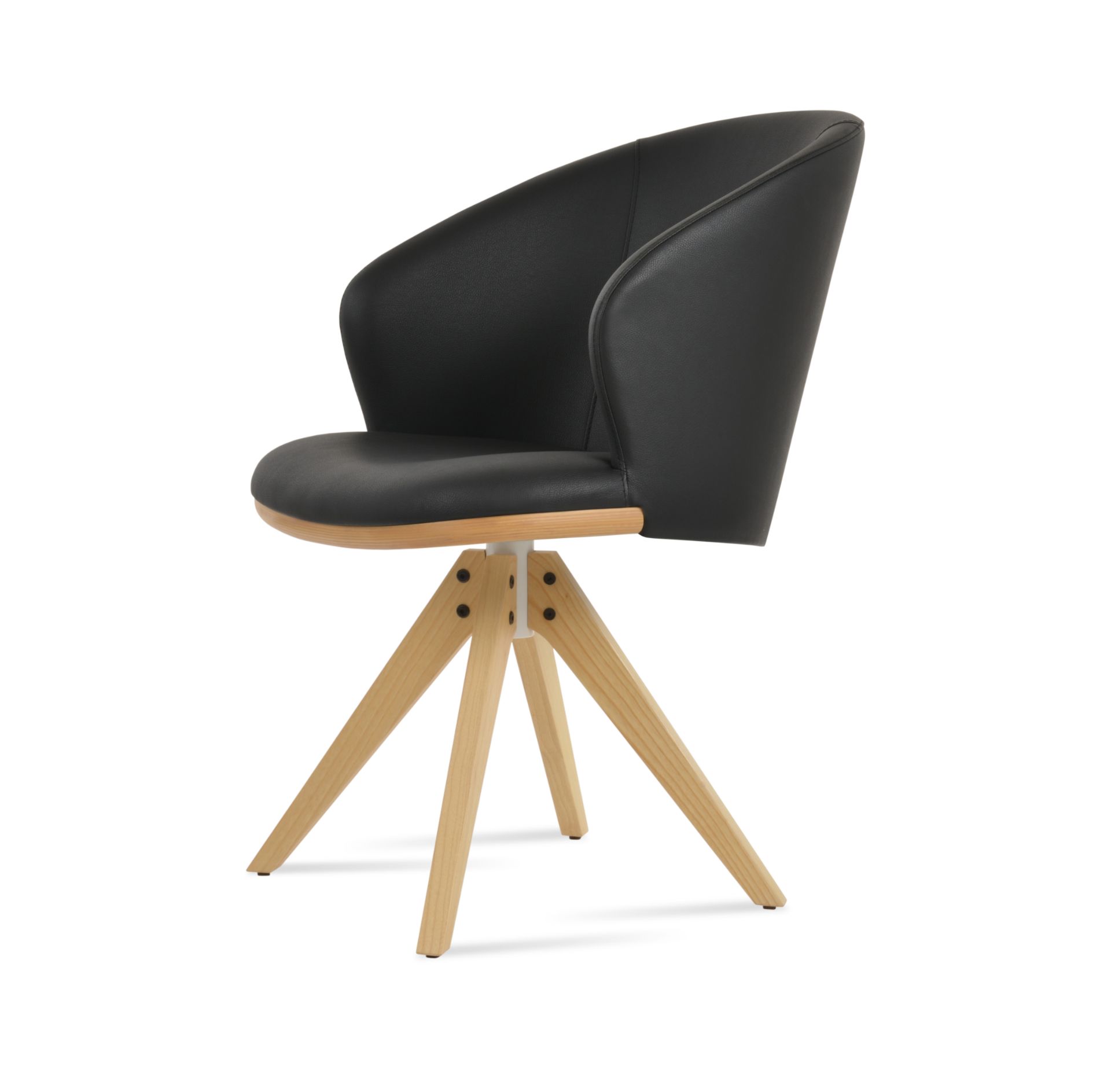 Athena Pyramid Swivel Chair |Modern Luxury Furniture Store in Paramus, NJ