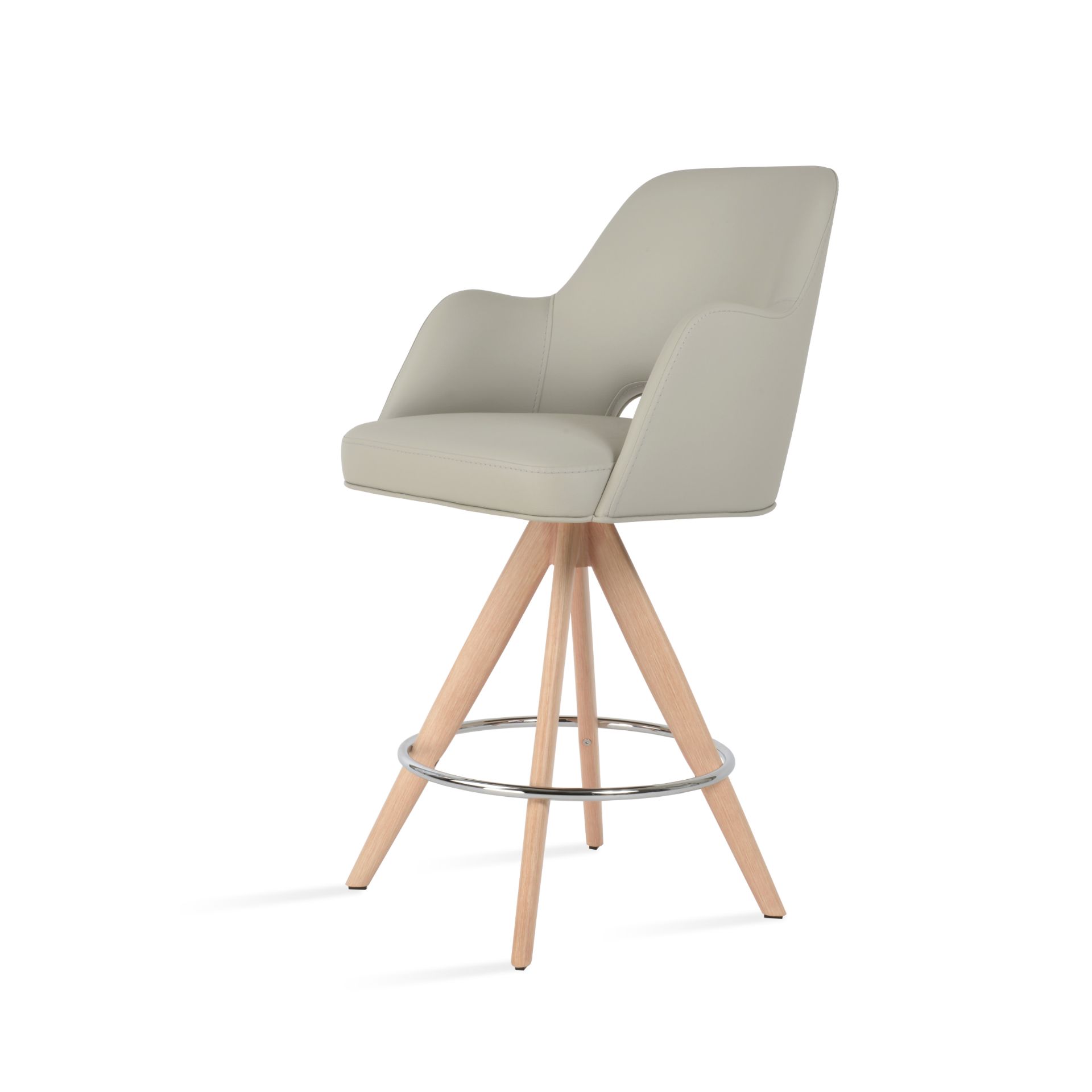 Marash Arm Pyramid MW Stool |Modern Luxury Furniture Store in Paramus, NJ